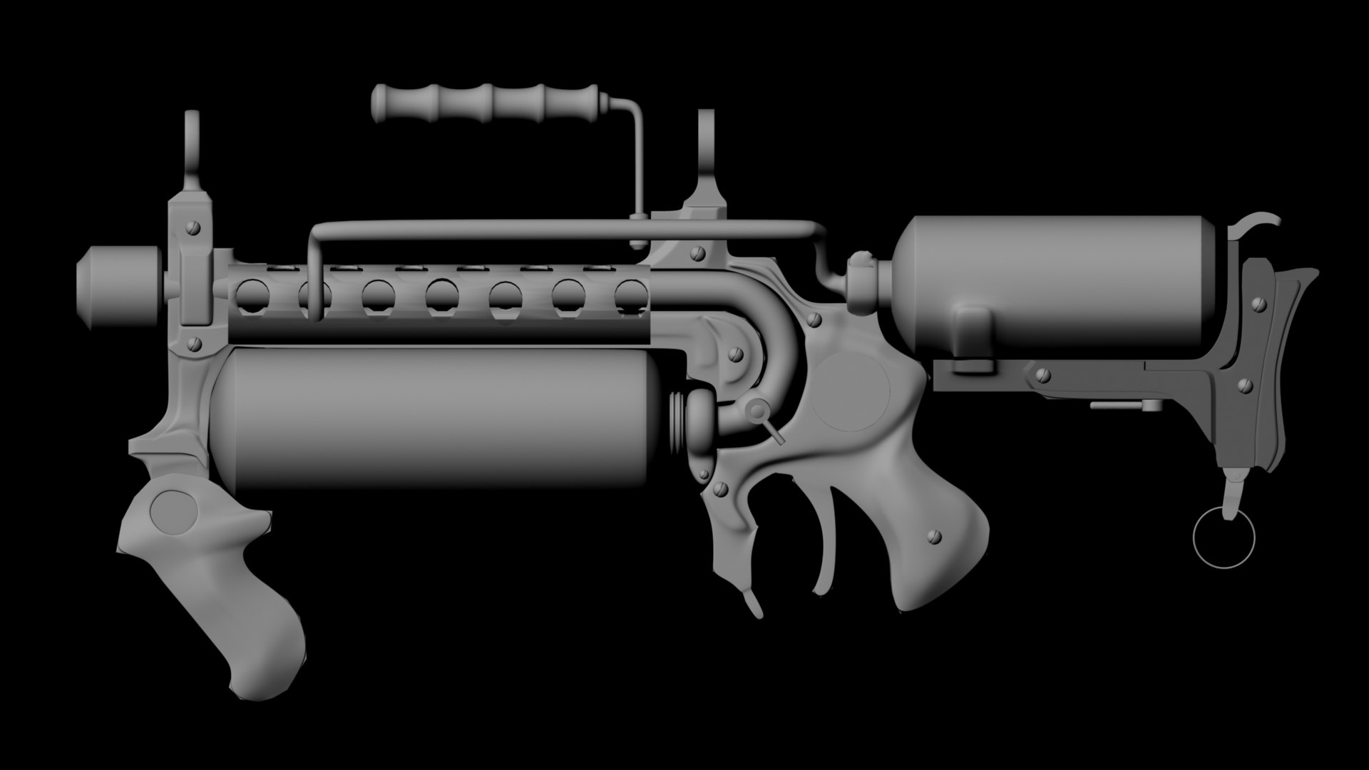 3d Gun Model