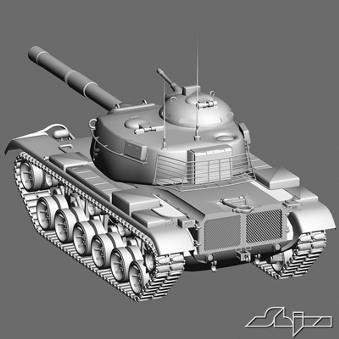 3ds Max Tank M60