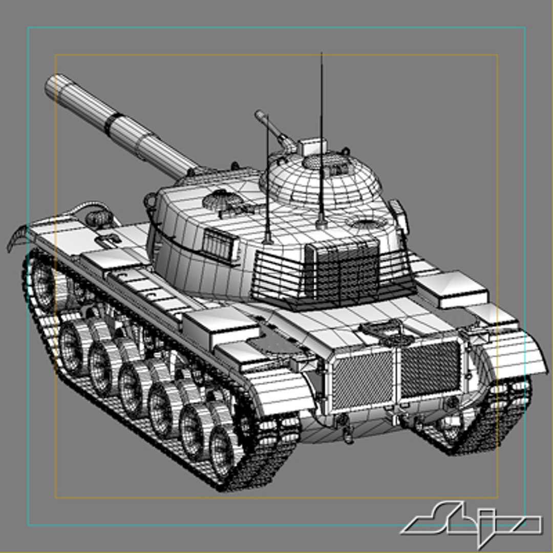 3ds Max Tank M60