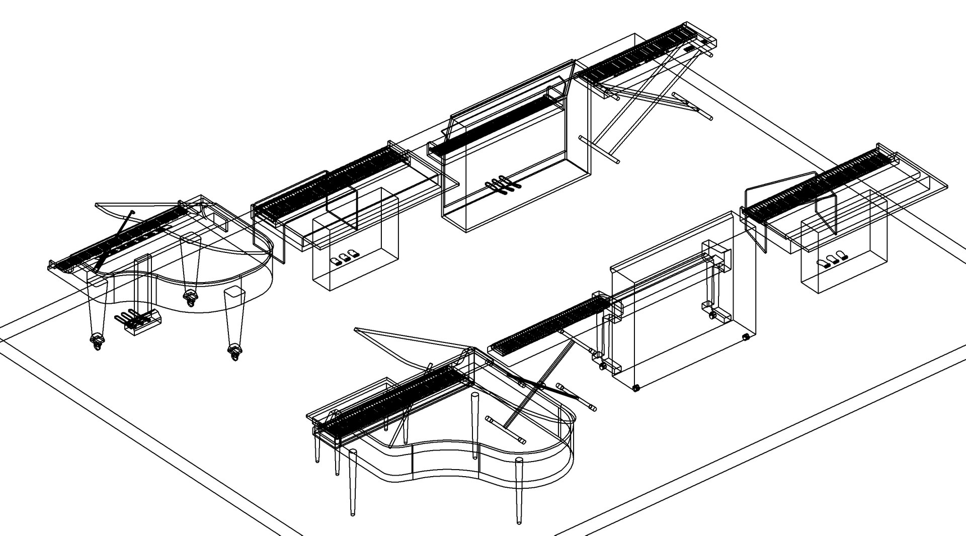 3D Piano Revit Family Revit Model - TurboSquid 2280006