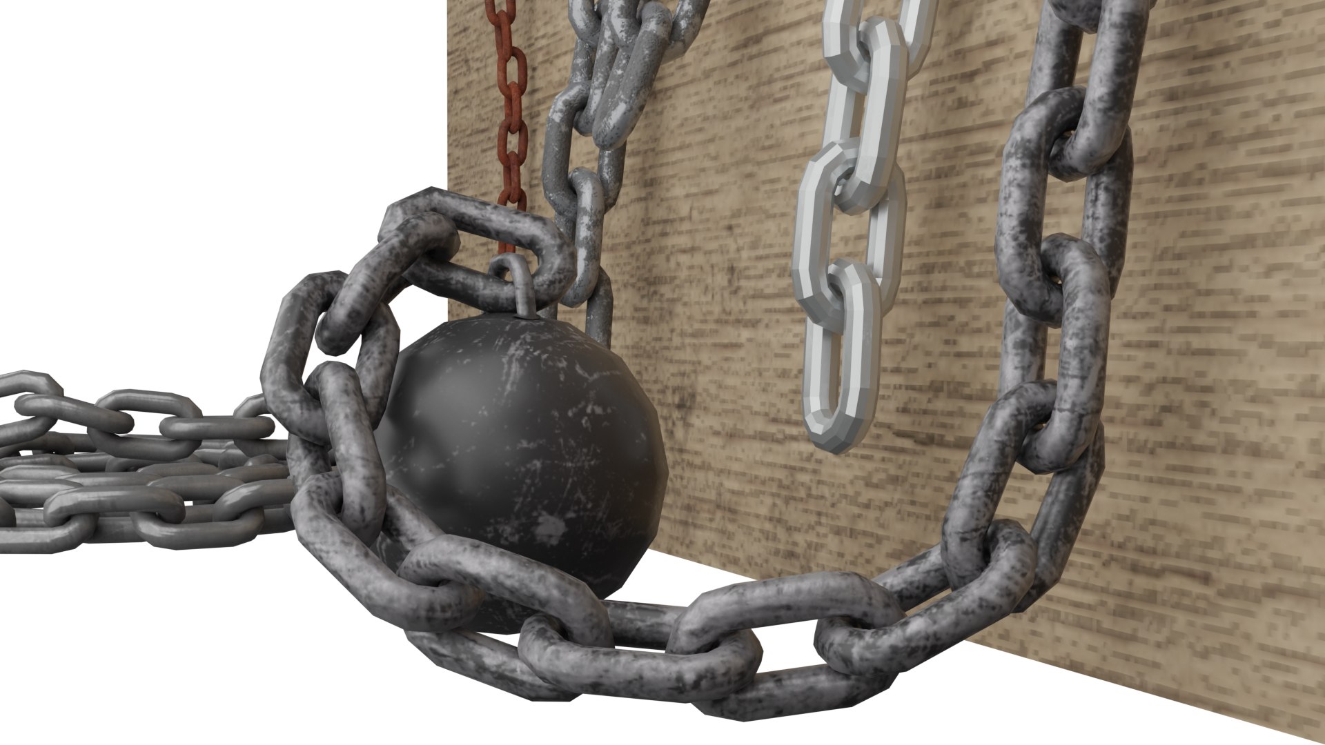 Pack Of 7 Realistic Chains 3D - TurboSquid 2112085