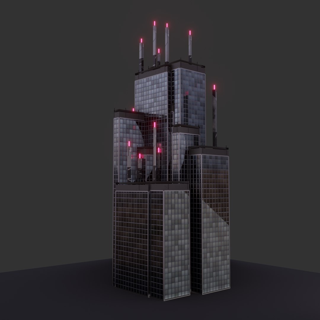 Blender Procedural CyberPunk Building Generator Low-poly 3D Model 3D Model - TurboSquid 2118529