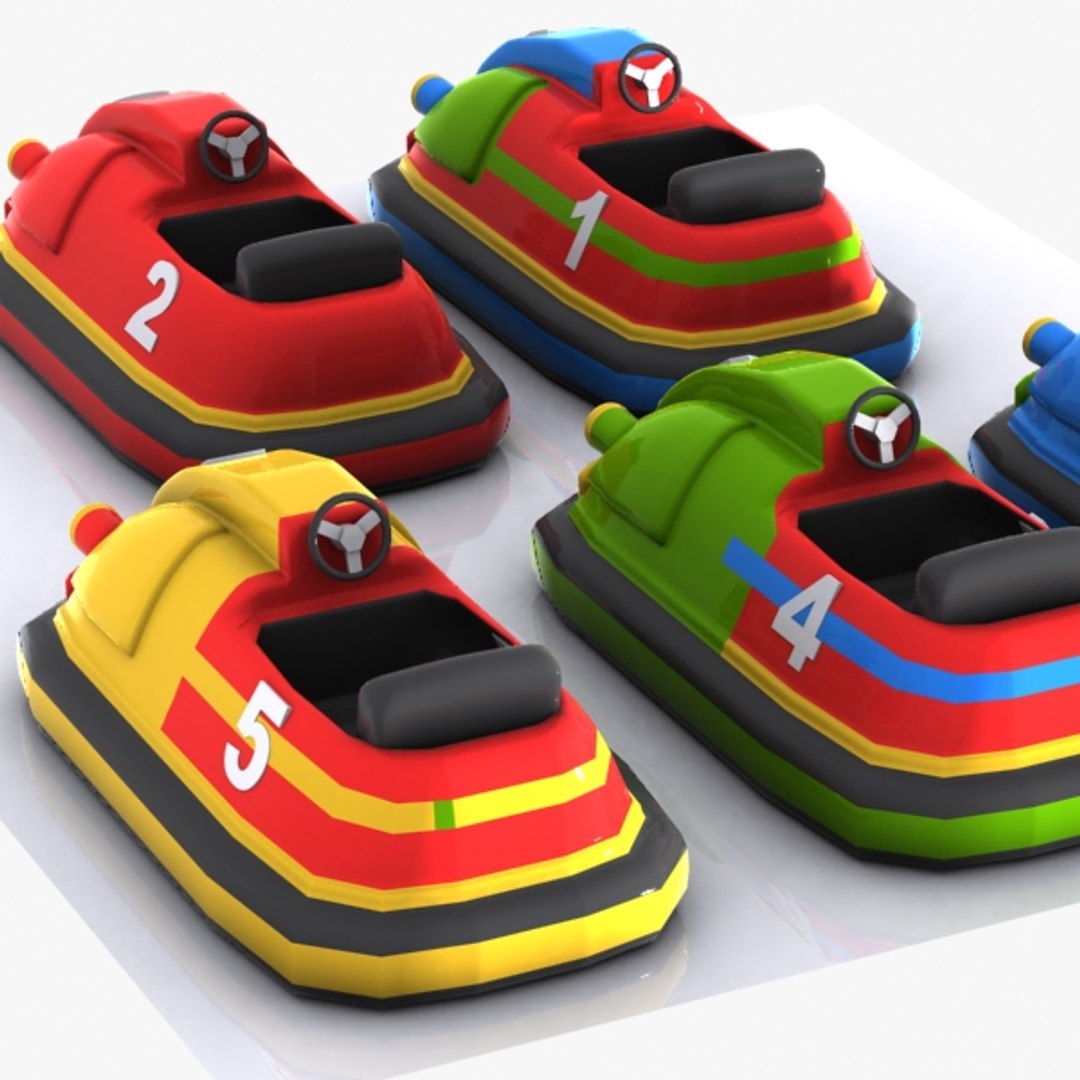 Cartoon Bumper Car Max