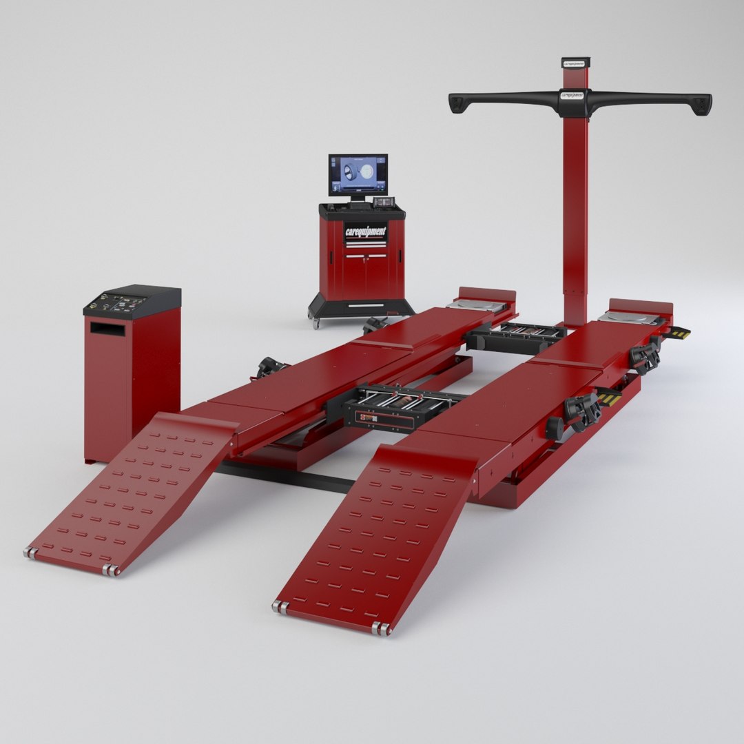 Alignment Systems With Car Lift 3D Model - TurboSquid 2113093