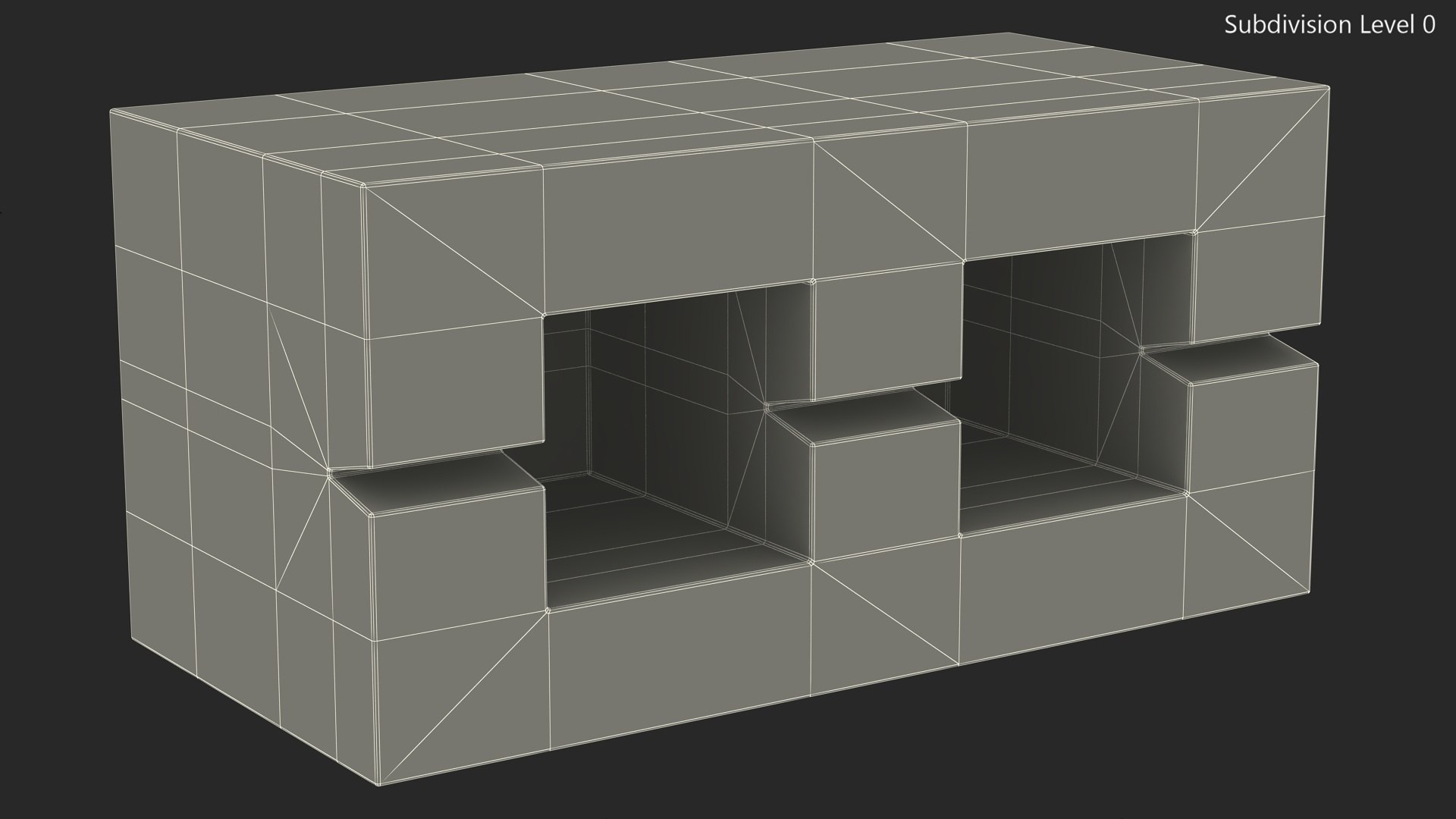 3D Hollow Concrete Brick - TurboSquid 2350710