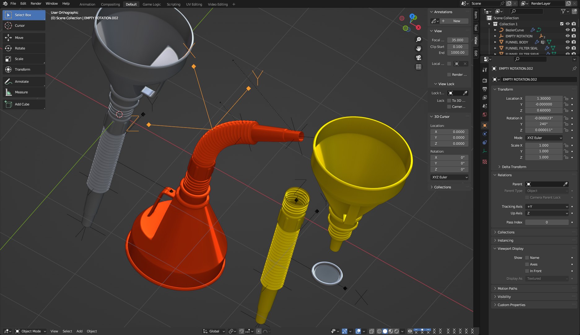 Fuel Funnel 3D - TurboSquid 2252561