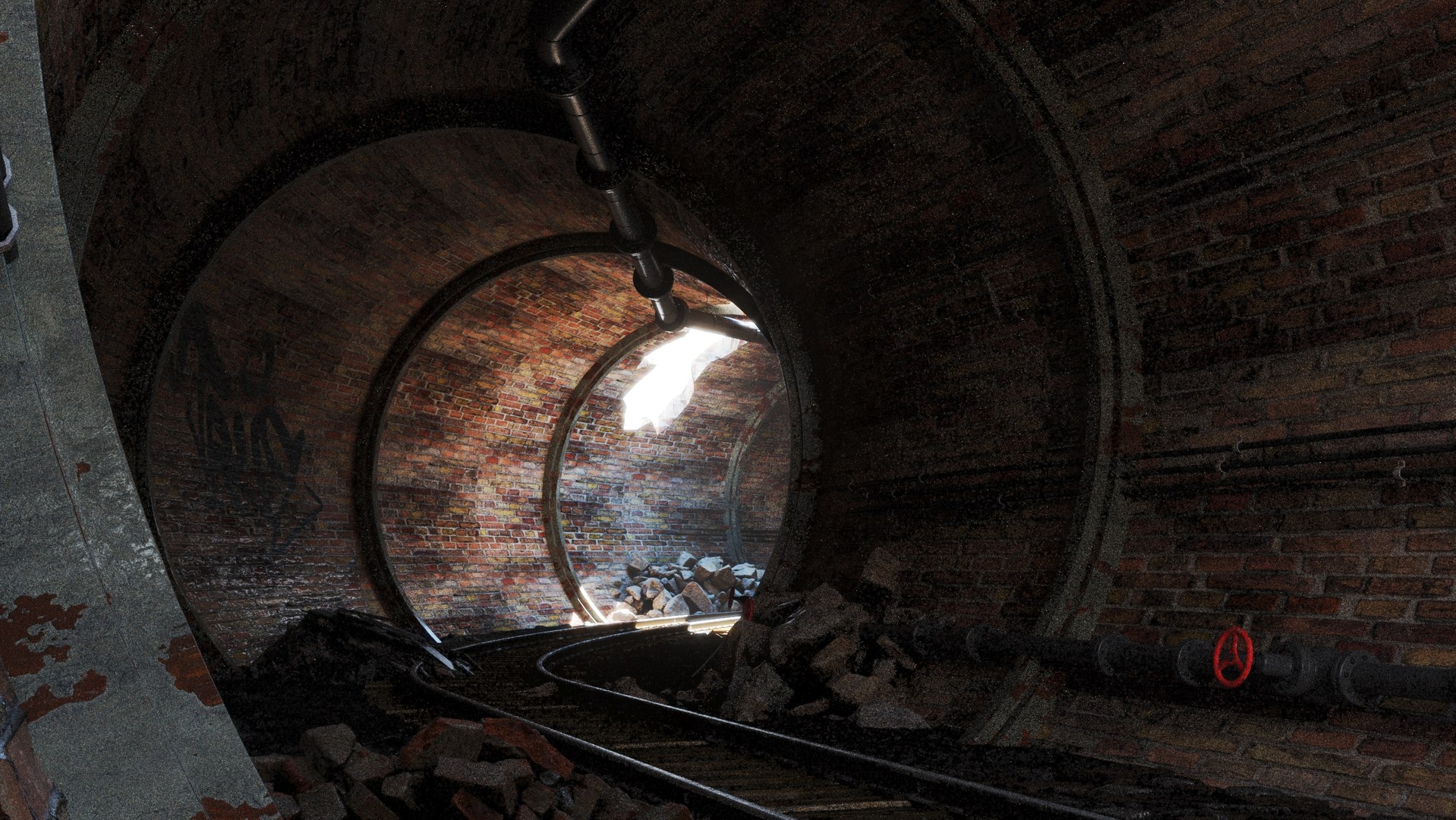 Metro Tunel 3D Model - TurboSquid 2273428