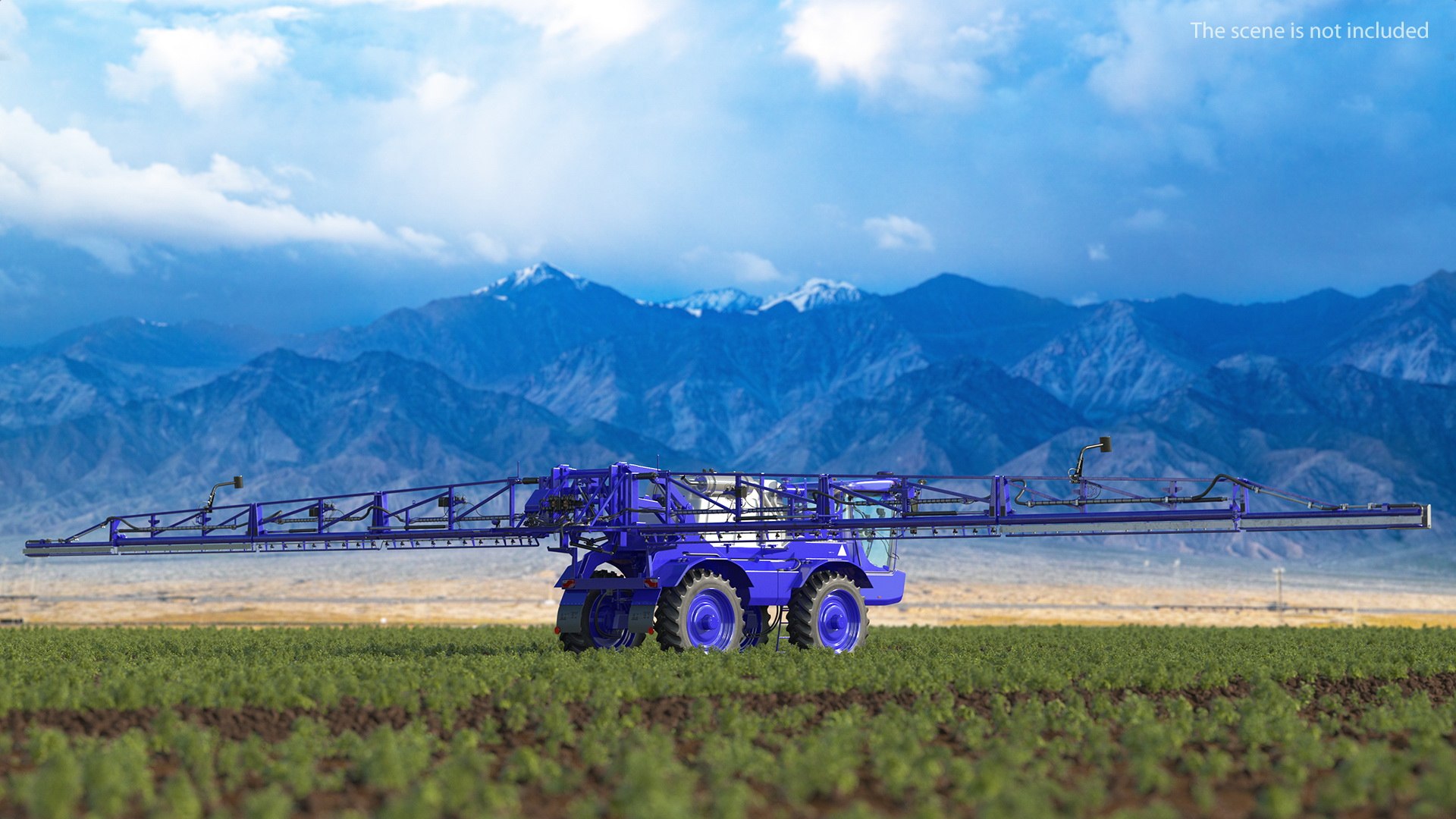 3D self propelled crop sprayer model - TurboSquid 1605124