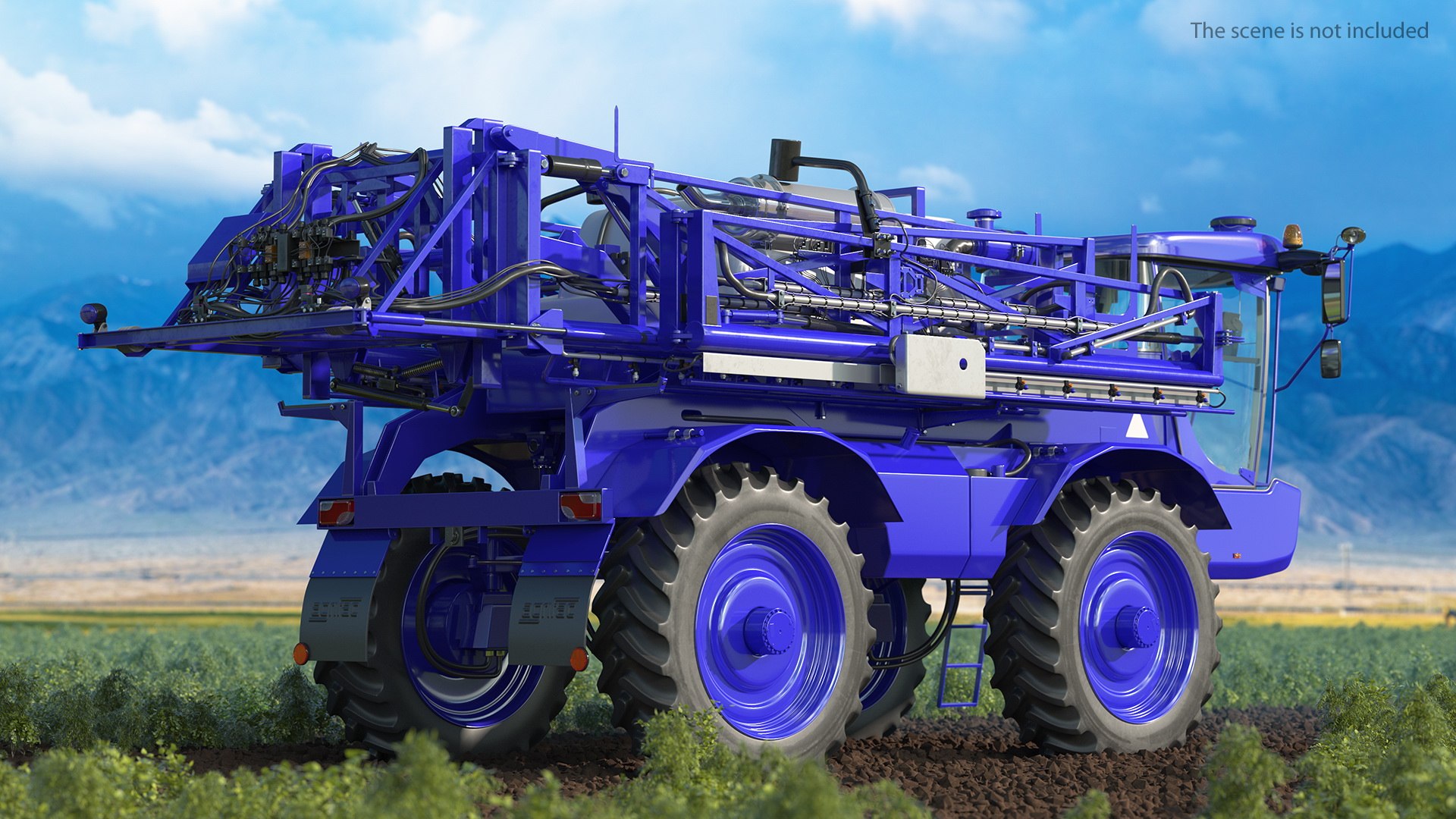 3D self propelled crop sprayer model - TurboSquid 1605124