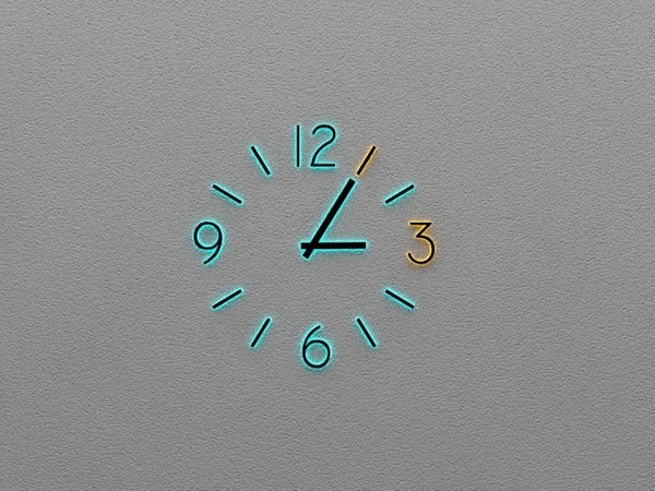 freakish wall clock monoqi 3d max