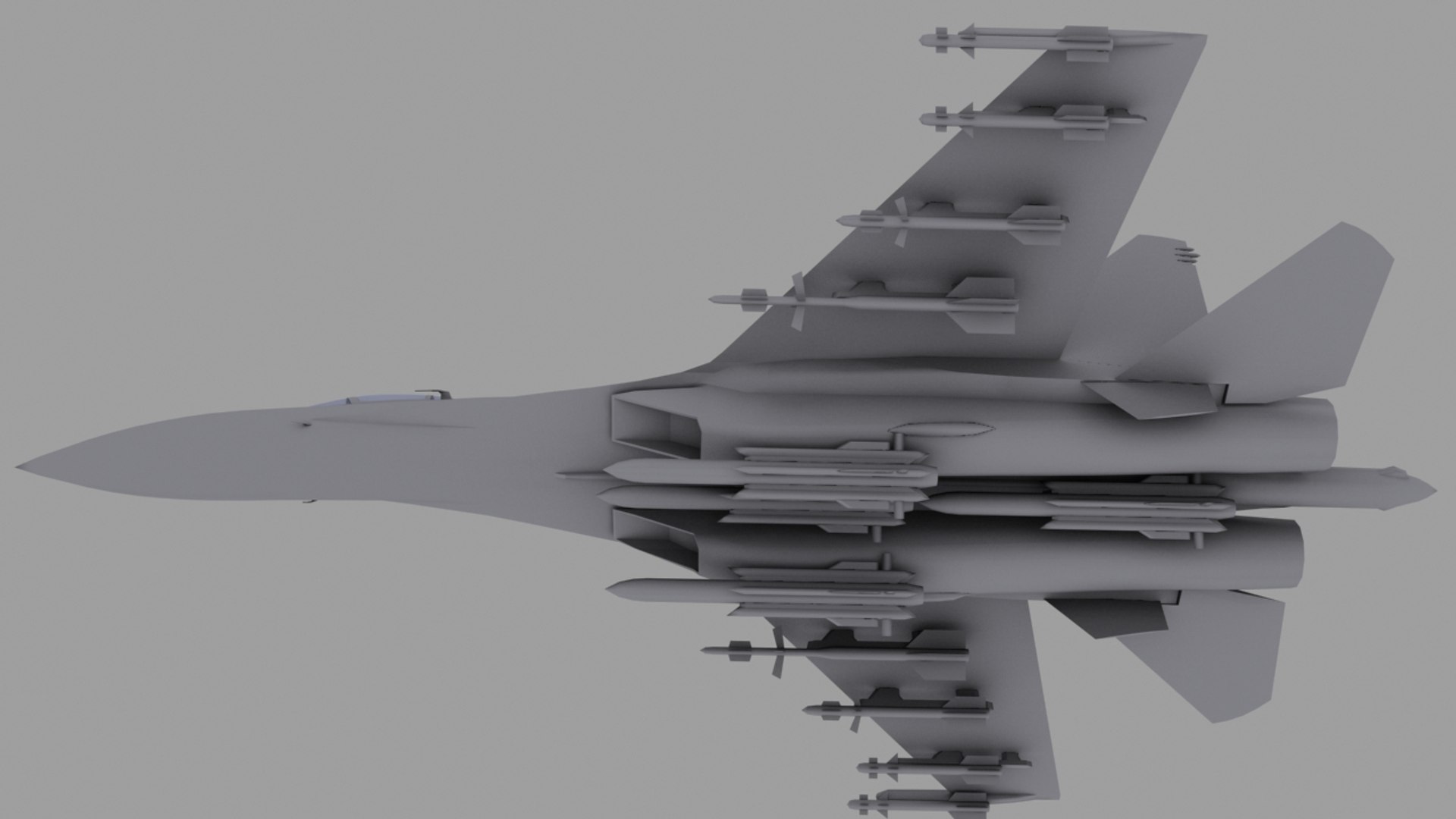 Su-35 Fighter 3d 3ds