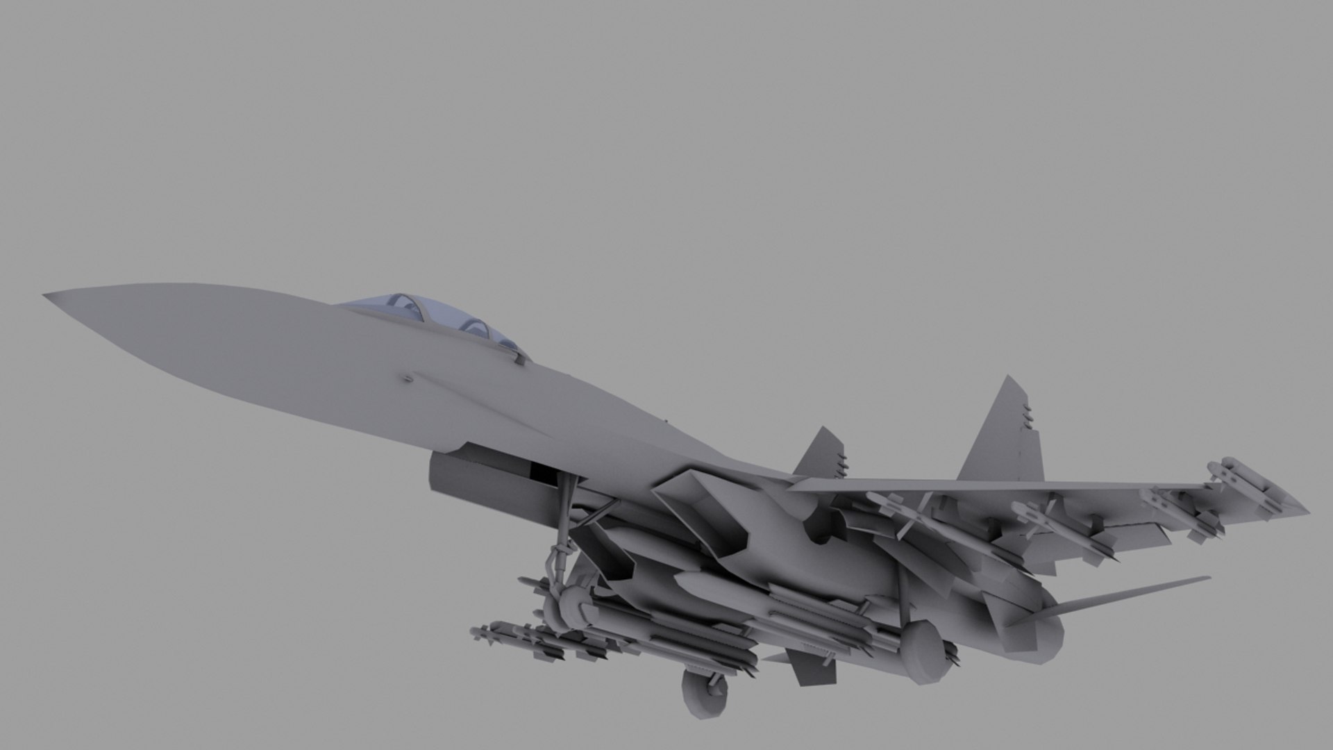 Su-35 Fighter 3d 3ds