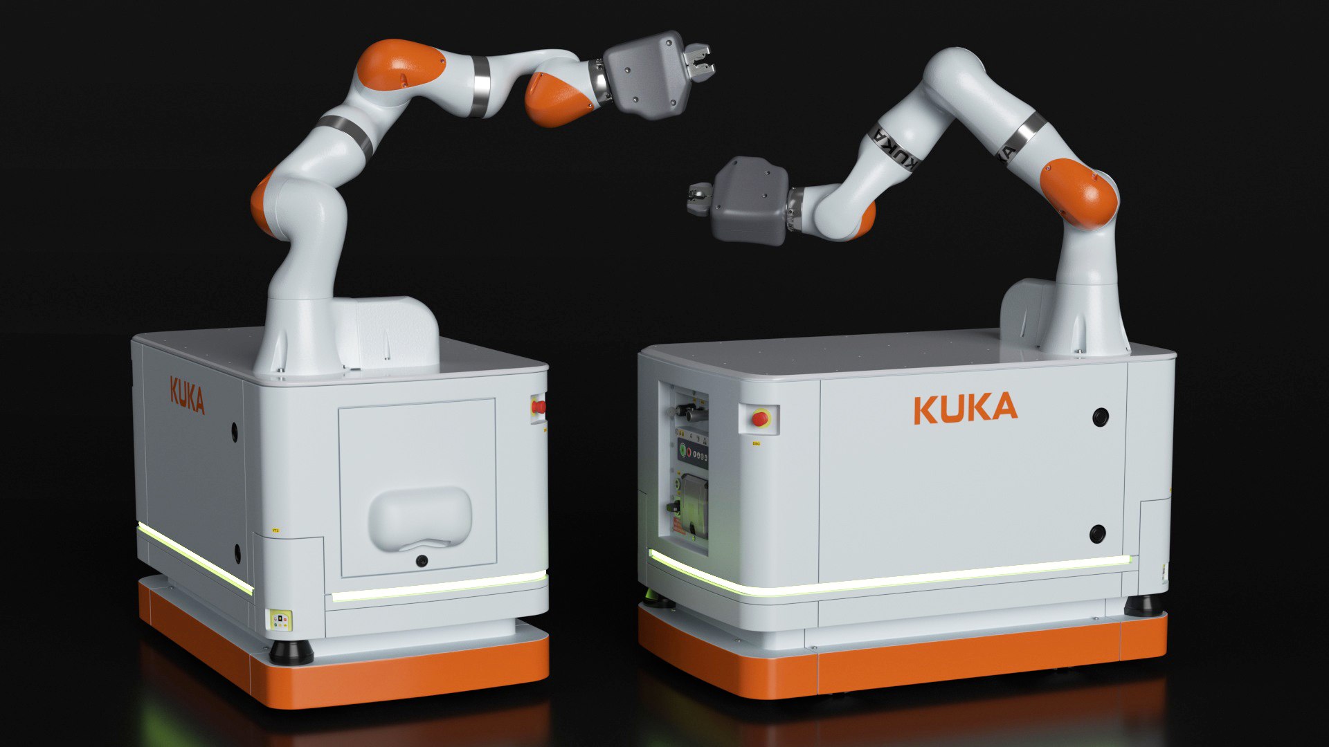 Autonomous Robot KUKA KMR Iiwa With Manipulator Rigged For Maya 3D - TurboSquid 2297495