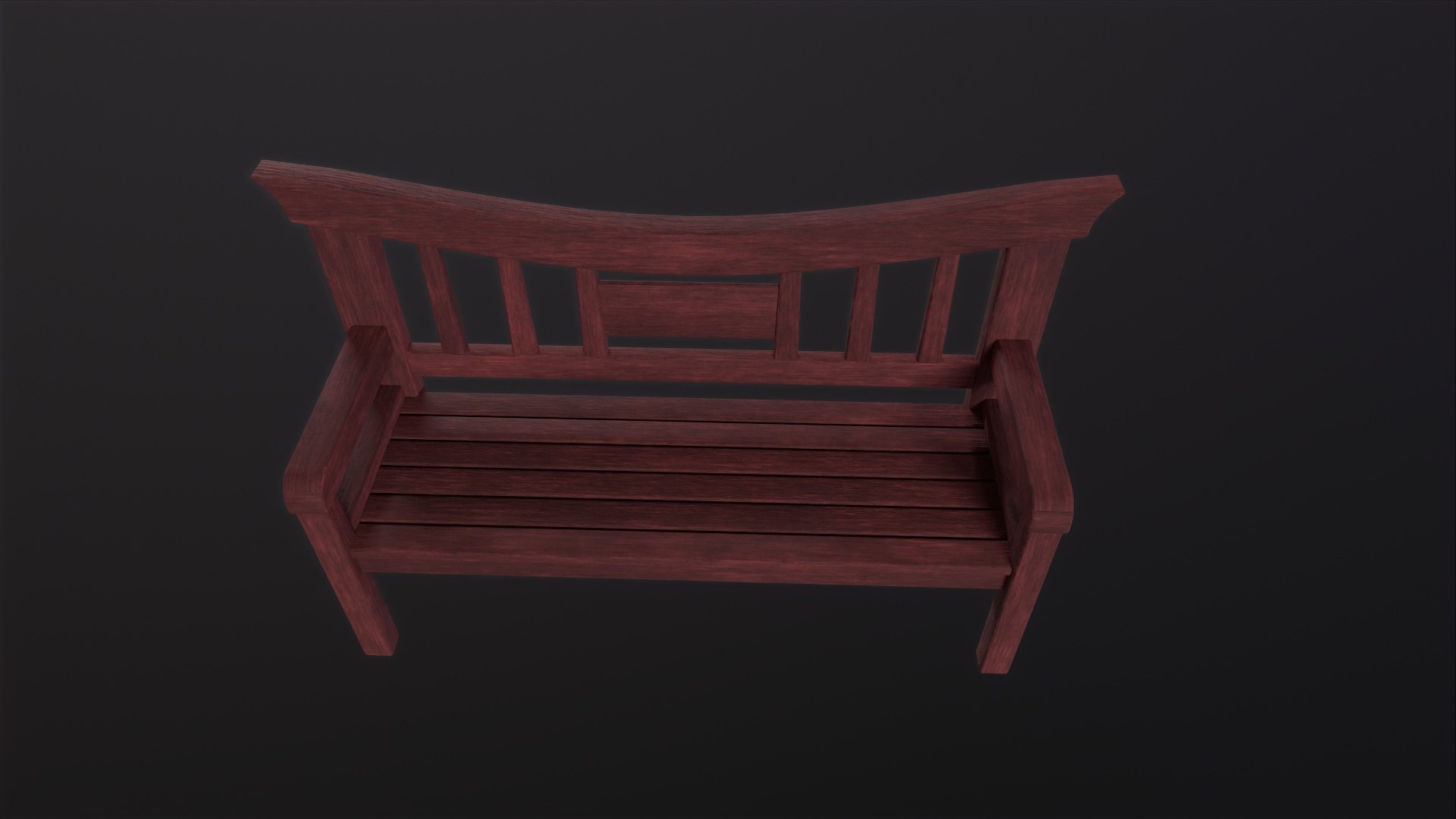 Asian Wooden Bench 3D Model - TurboSquid 2102411