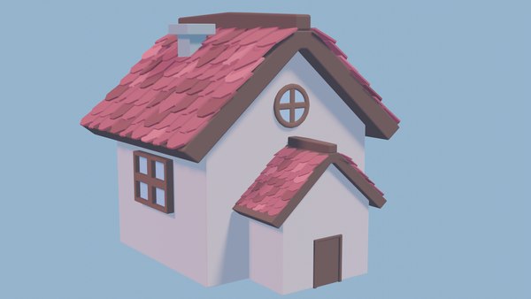 Stylized Low-poly House 3D model - TurboSquid 1831072
