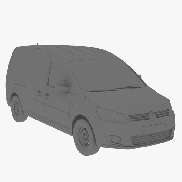 3d model caddy maxi delivery van