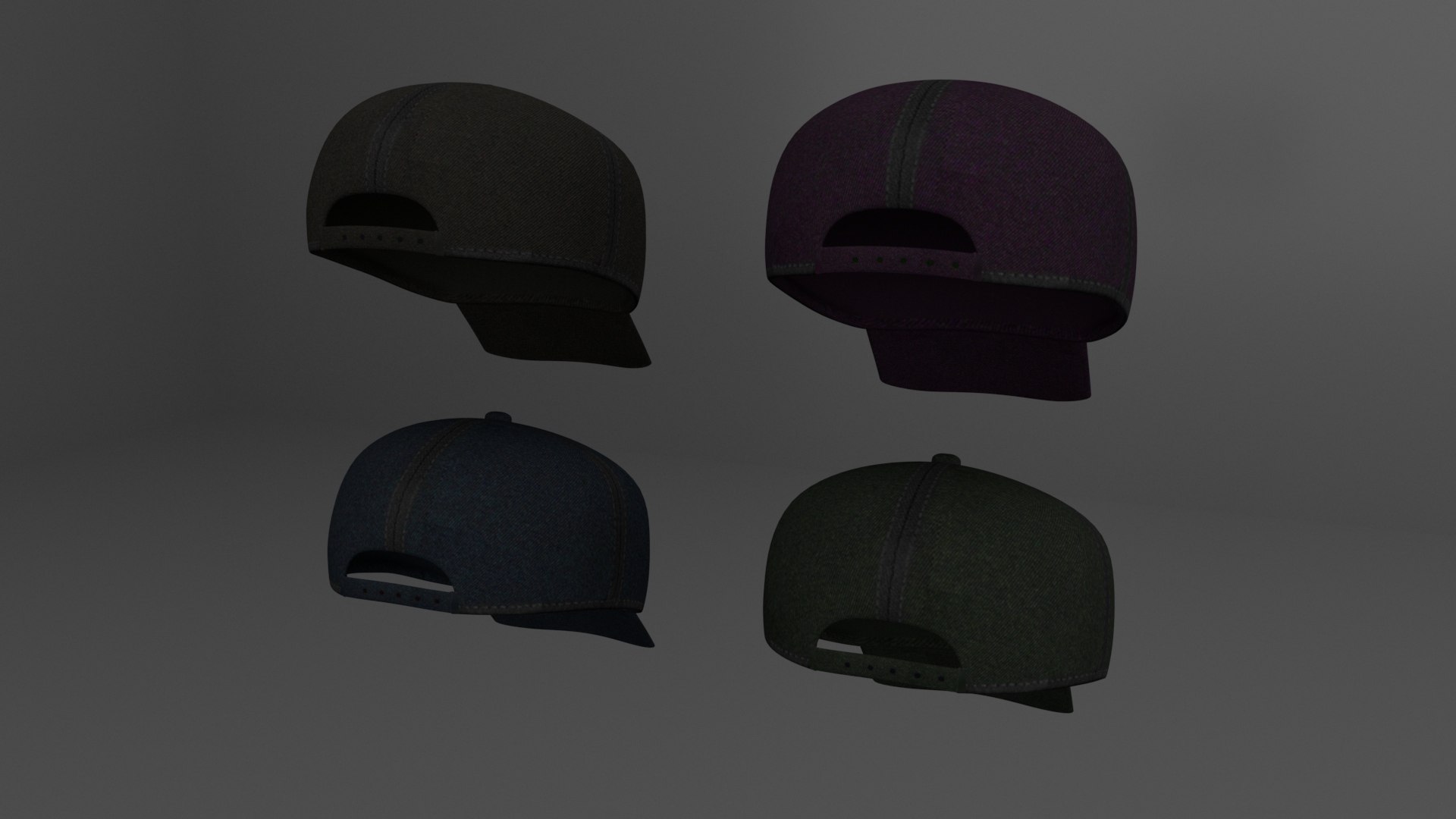 Caps 3D model - TurboSquid 1768976