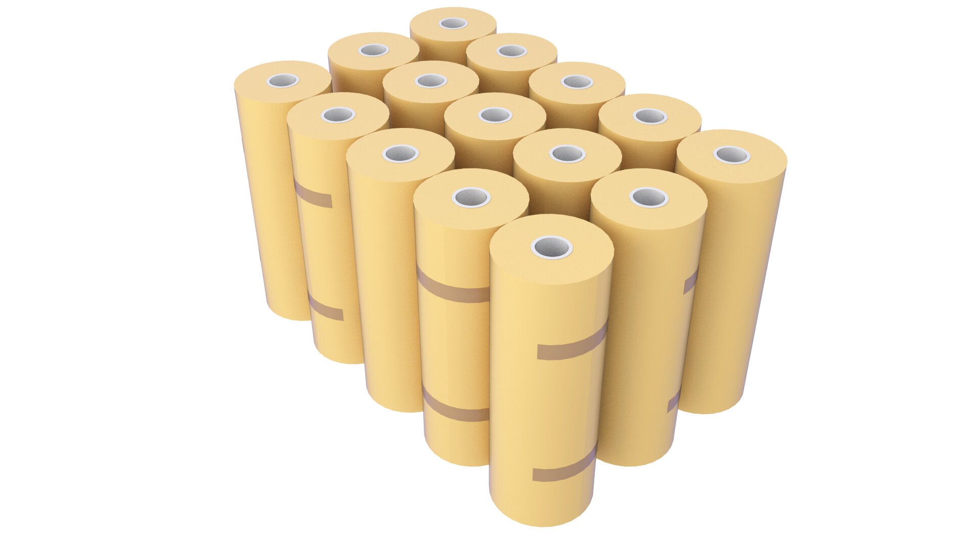 Paper Roll 5 3D Model - TurboSquid 2096893