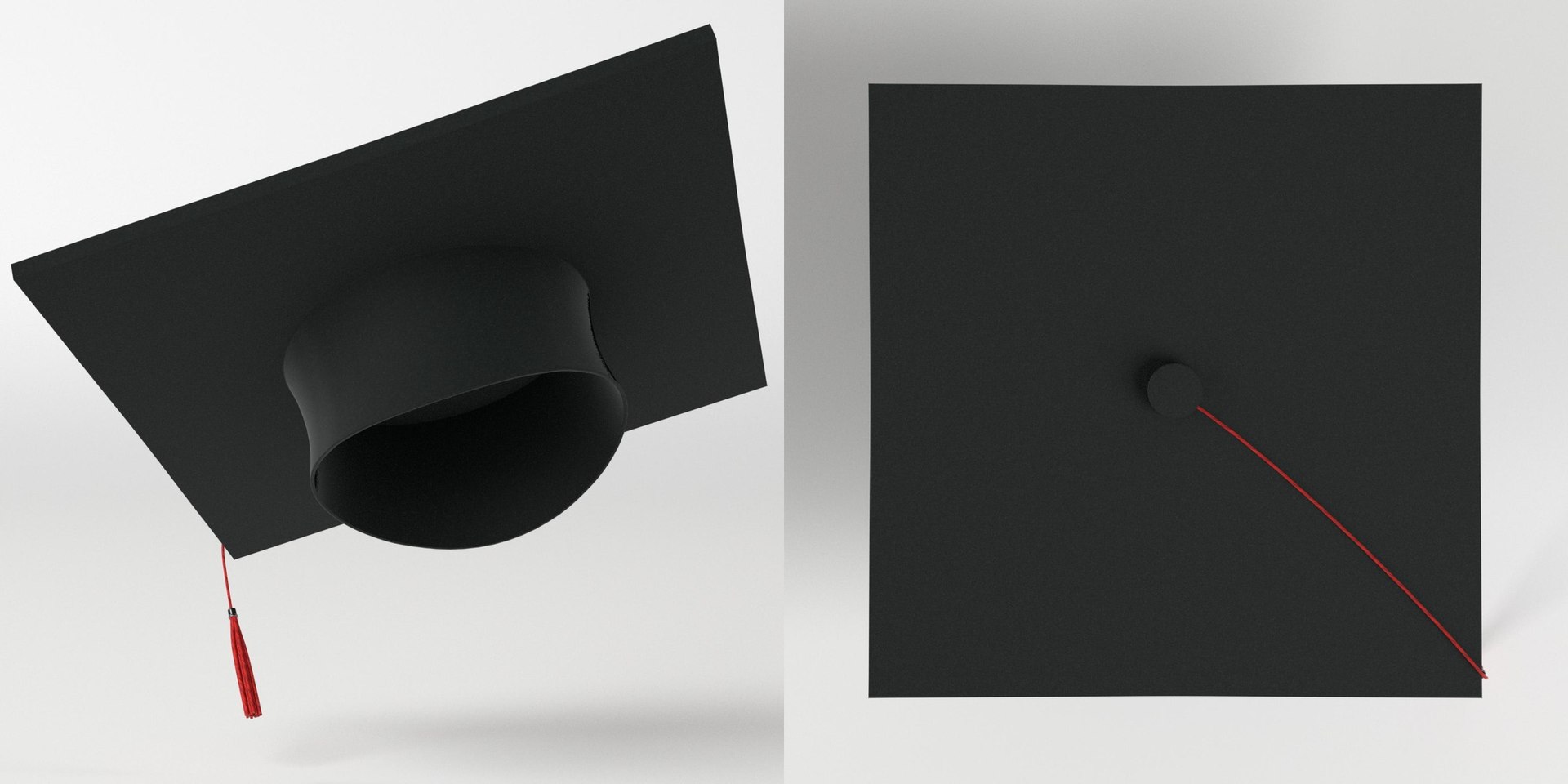 Square Academic Cap 3D Model - TurboSquid 1419022