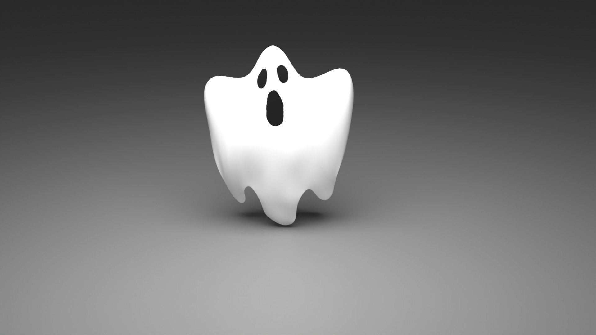 3D Cartoon Character 27 - Ghost Model - TurboSquid 2201736