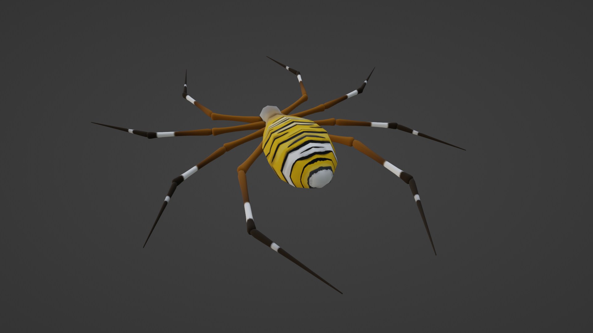3D ANIMATED TIGER SPIDERBEE - TurboSquid 2176237