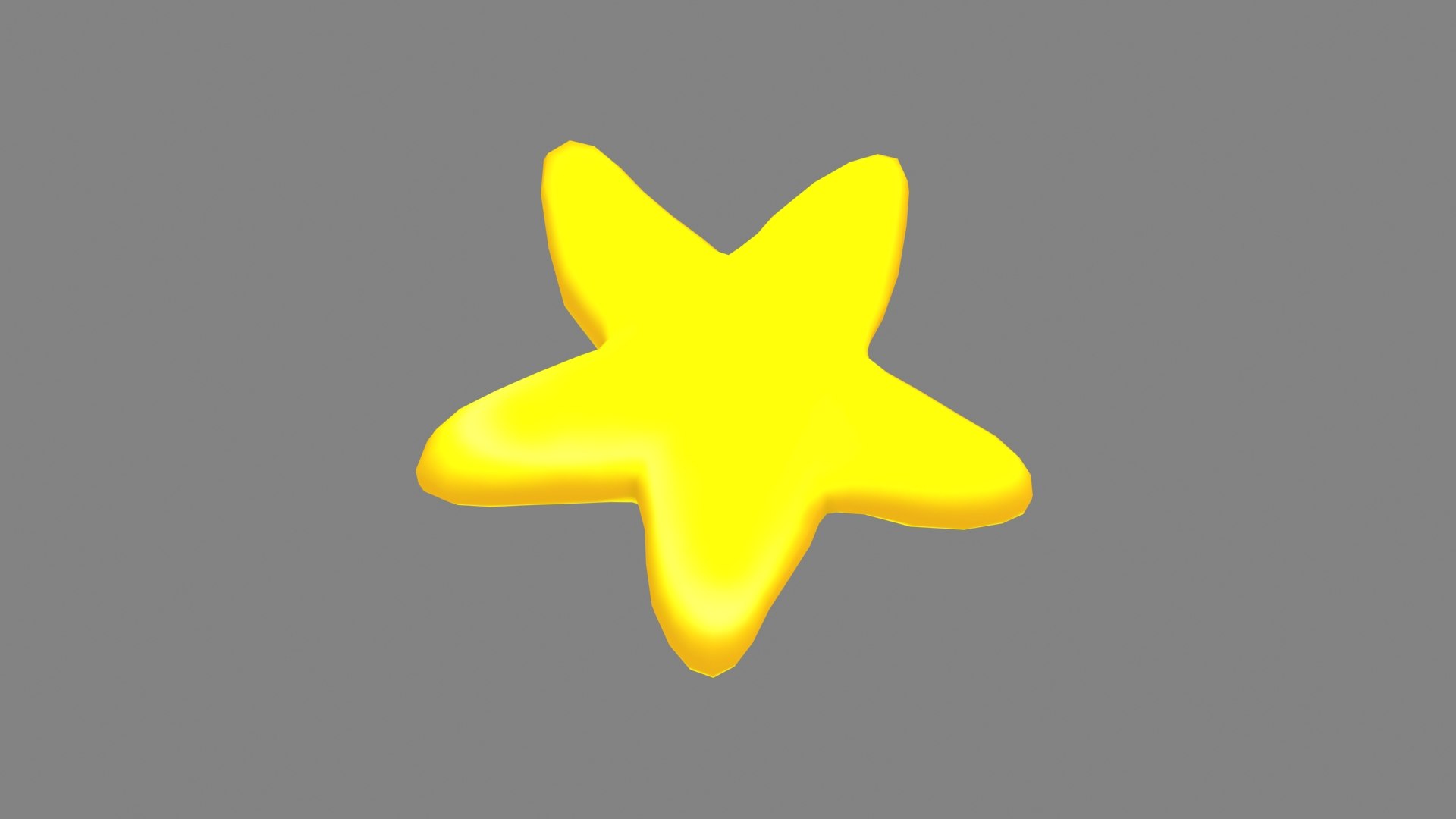 3D Cartoon starfish Low-poly 3D model - TurboSquid 2114617