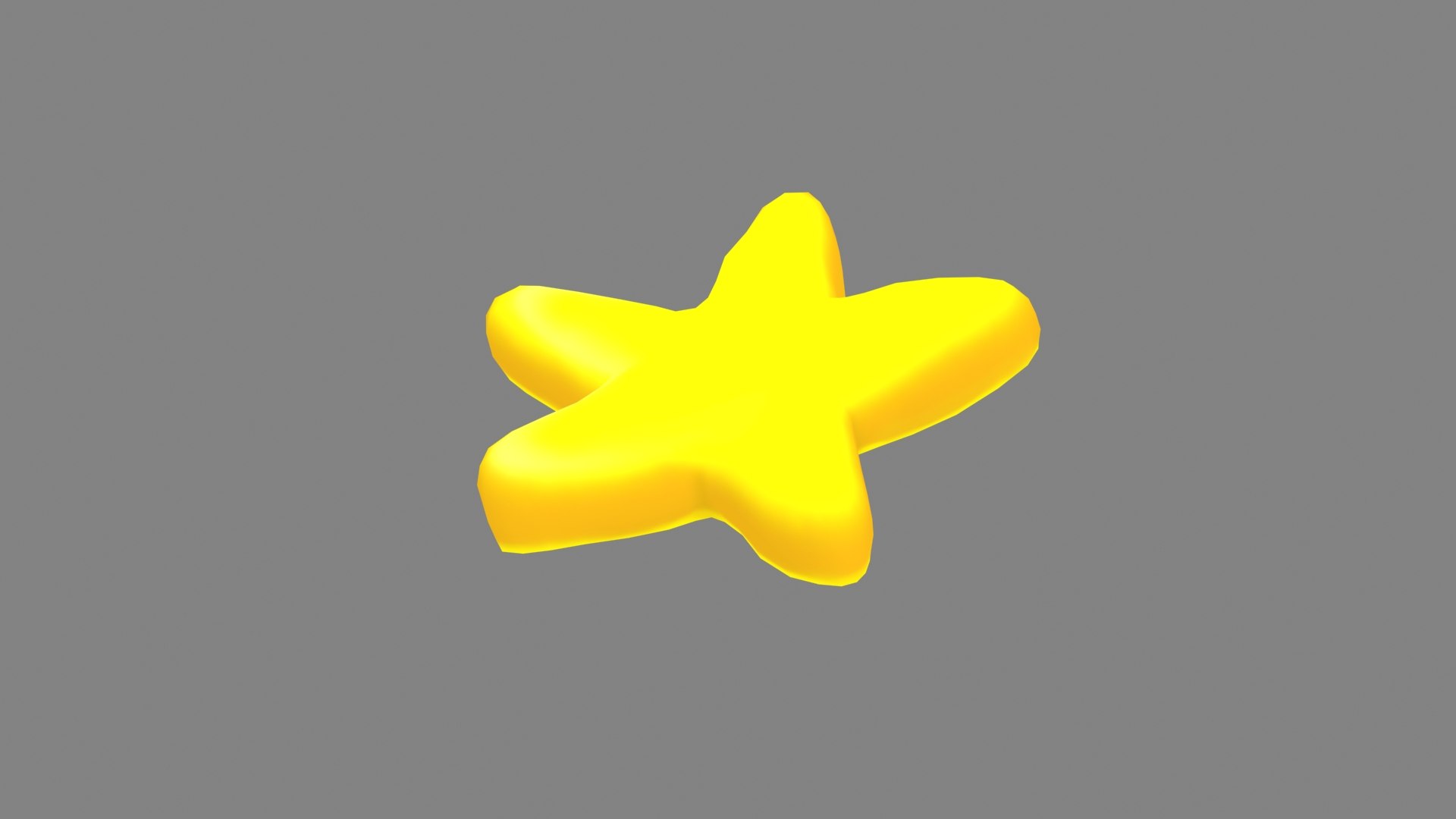 3D Cartoon Starfish Low-poly - TurboSquid 2114617