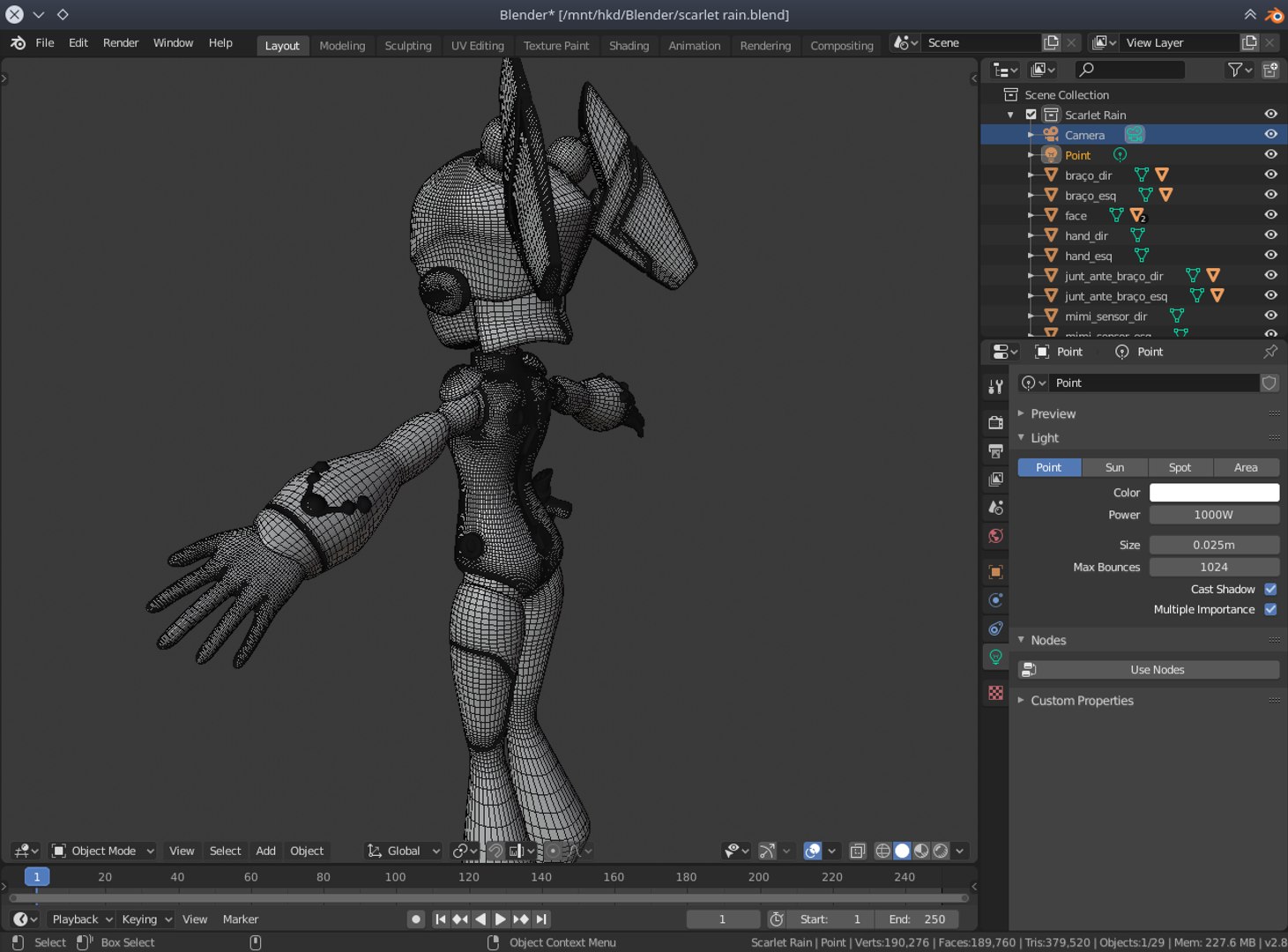 Character Rain 3D Model - TurboSquid 1433763