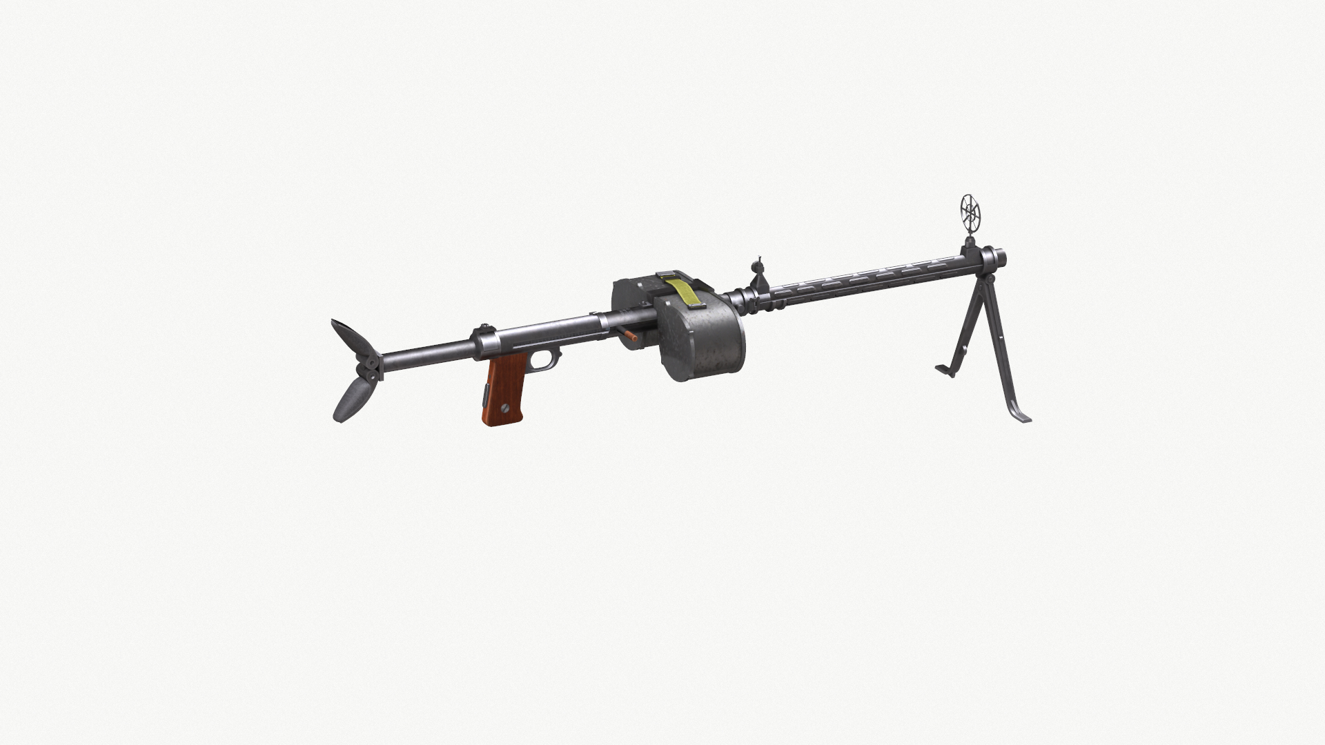 Machine Gun MG-15 3D - TurboSquid 1744301