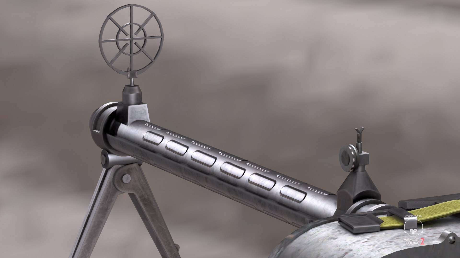 Machine Gun MG-15 3D - TurboSquid 1744301