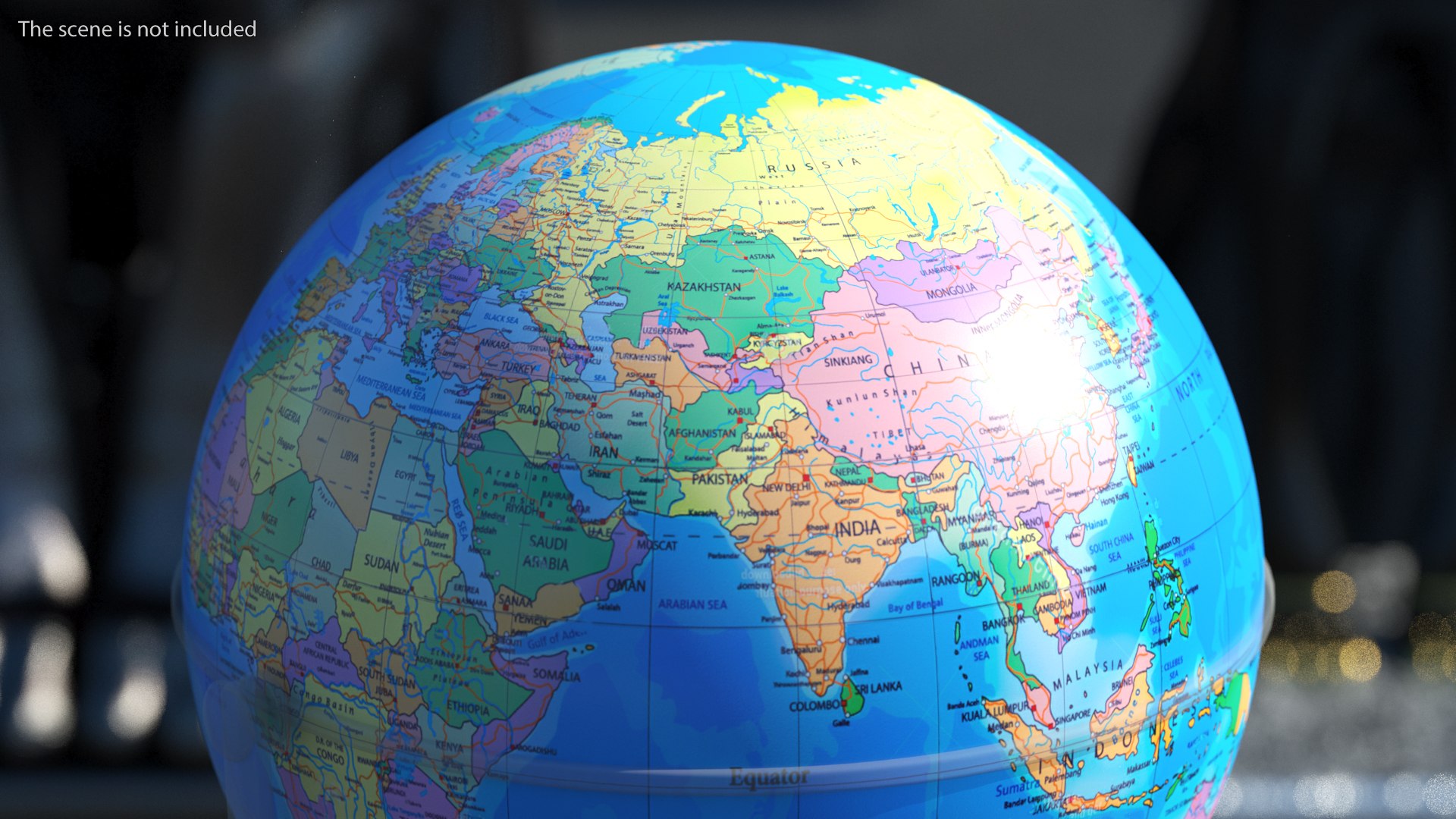 3D Political World Globe Model - TurboSquid 1879483