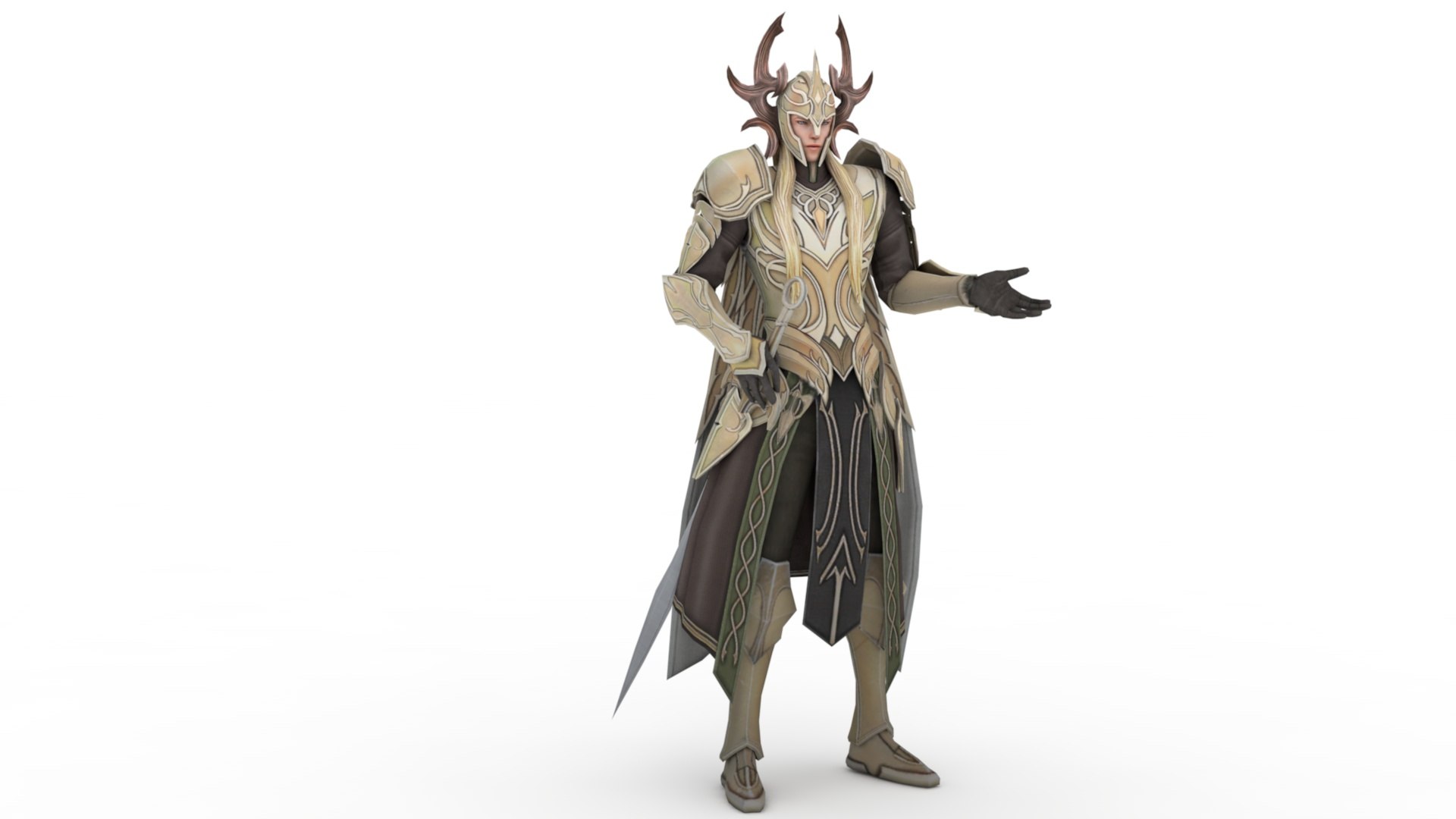 3D 3D Templar Knight - TurboSquid 1968831