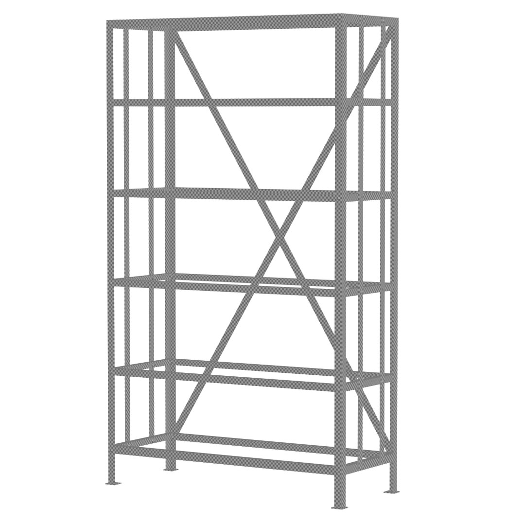 3D Model Metal Rack - TurboSquid 1656297