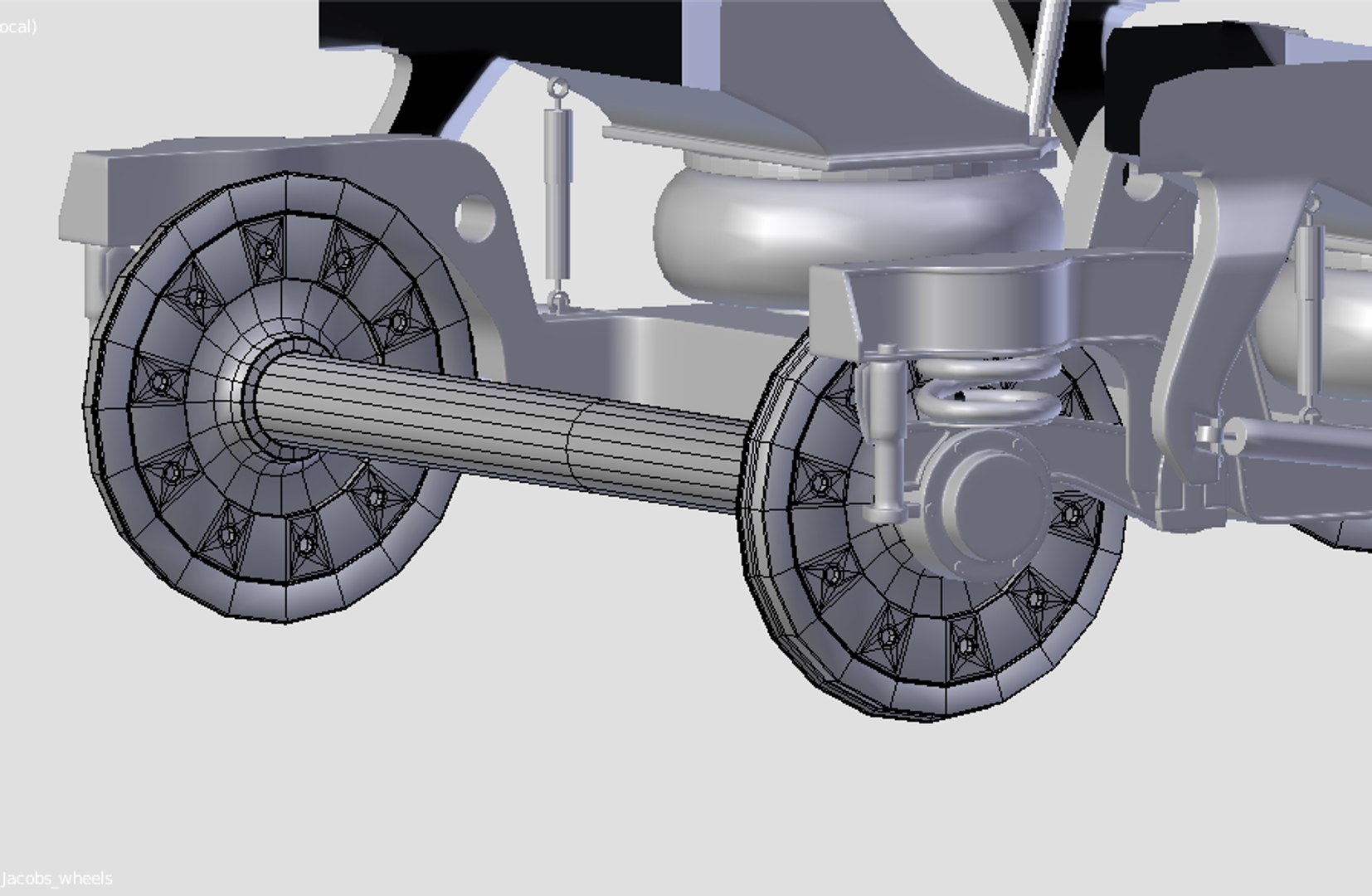 Jacobs bogie 3D model - TurboSquid 1202098