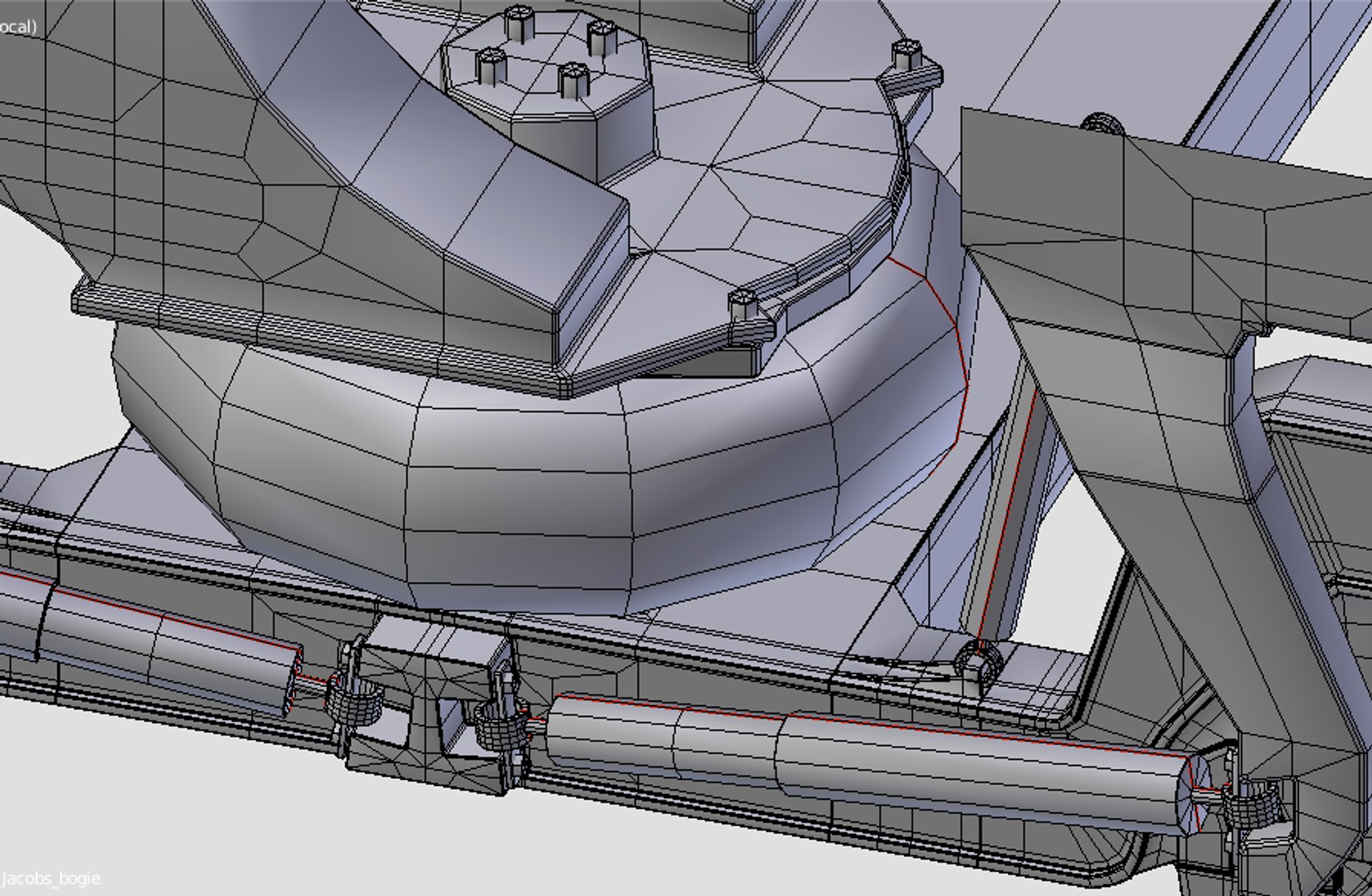 Jacobs bogie 3D model - TurboSquid 1202098