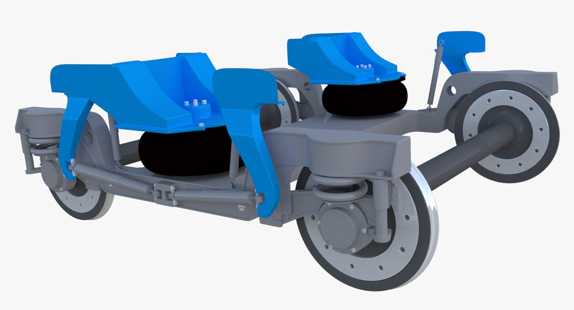 Jacobs bogie 3D model - TurboSquid 1202098