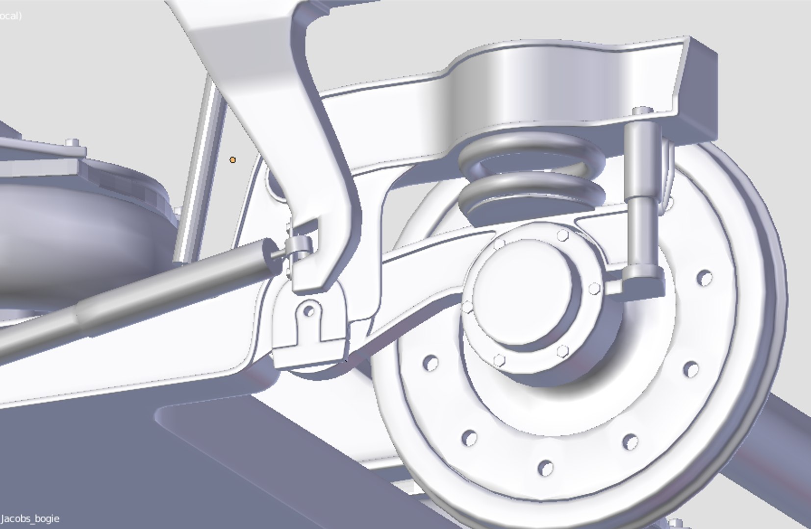 Jacobs bogie 3D model - TurboSquid 1202098