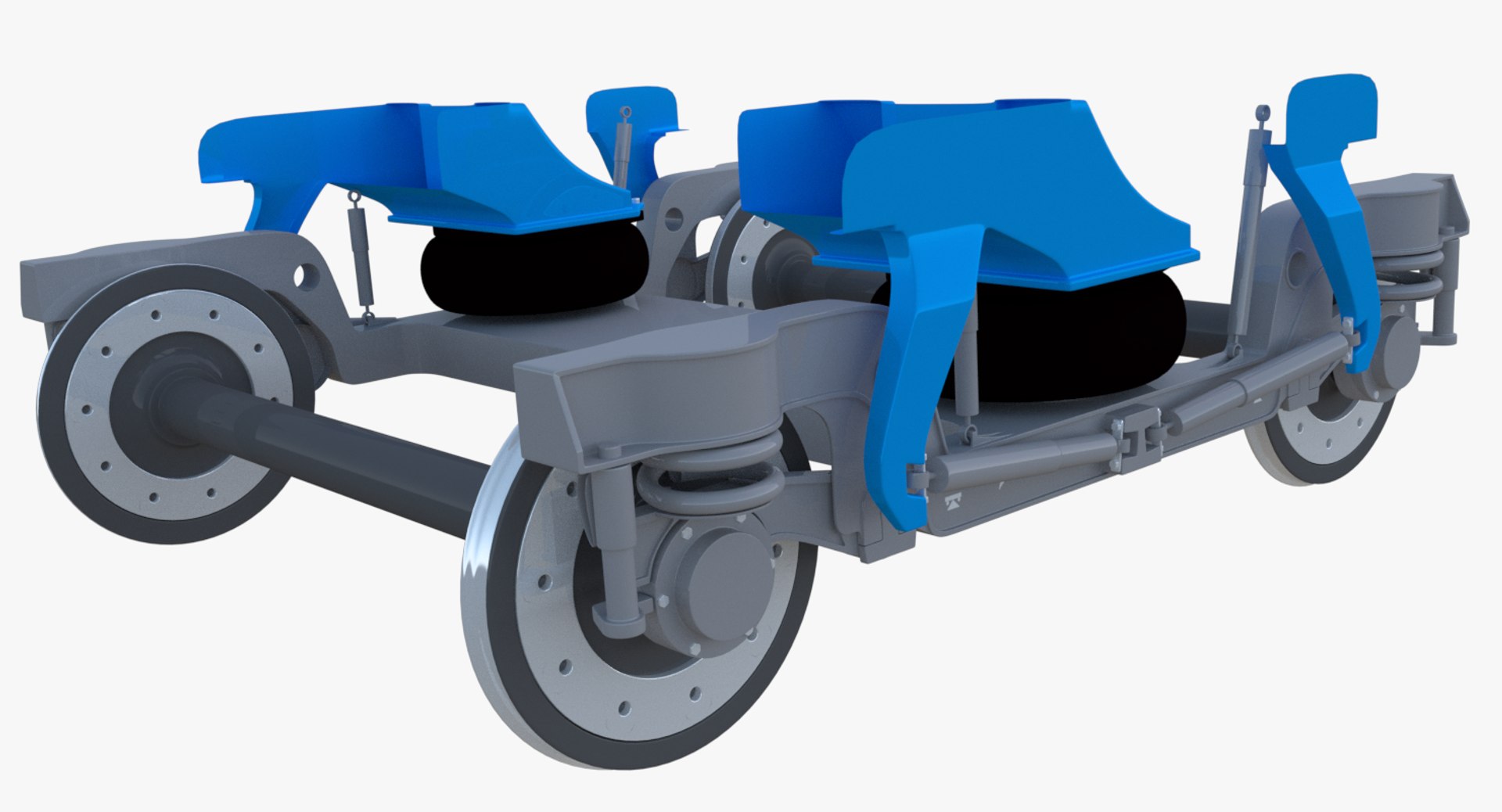 Jacobs bogie 3D model - TurboSquid 1202098