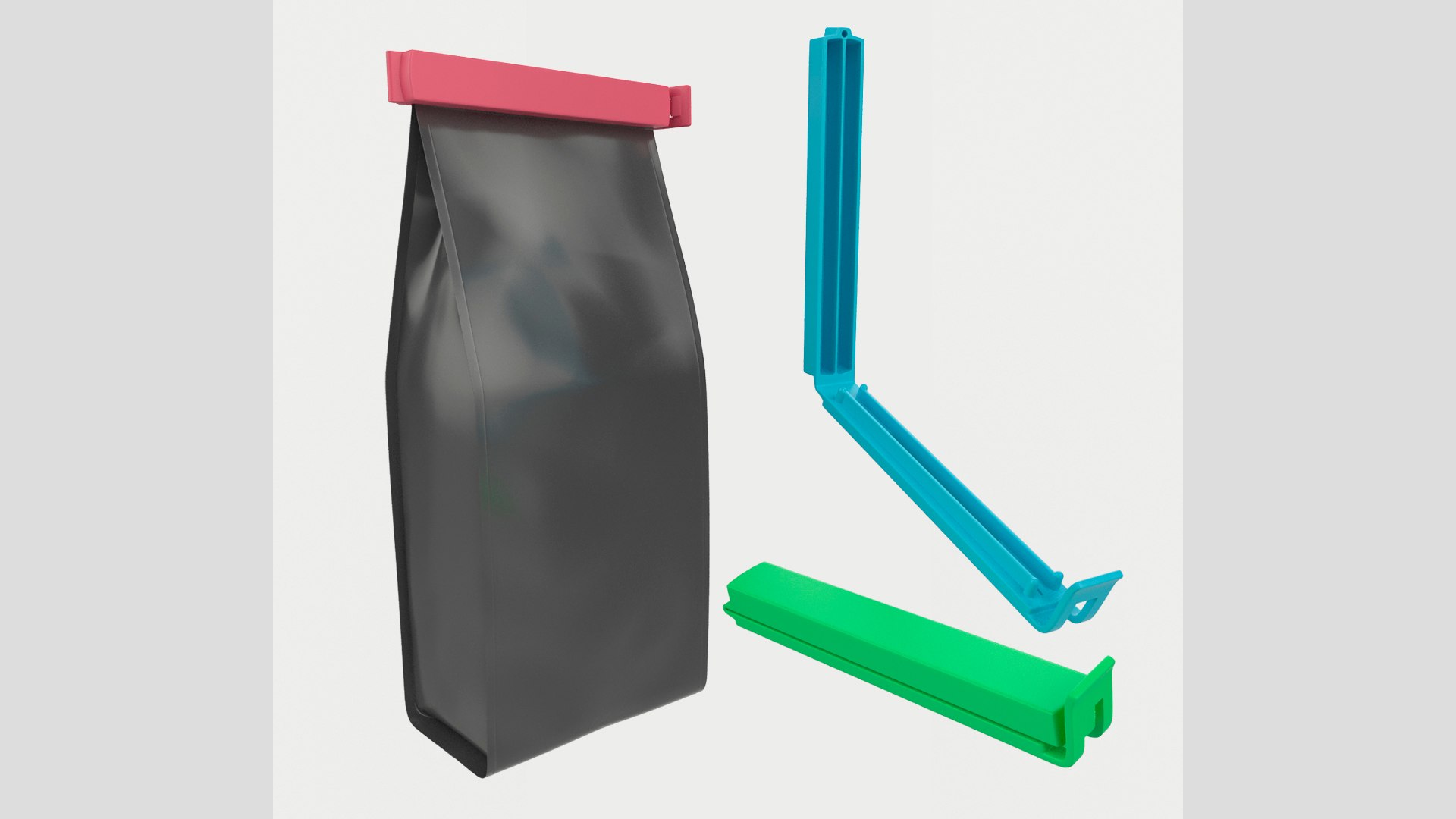 Bag Closure Clip Low High Poly 3D Model - TurboSquid 1935015