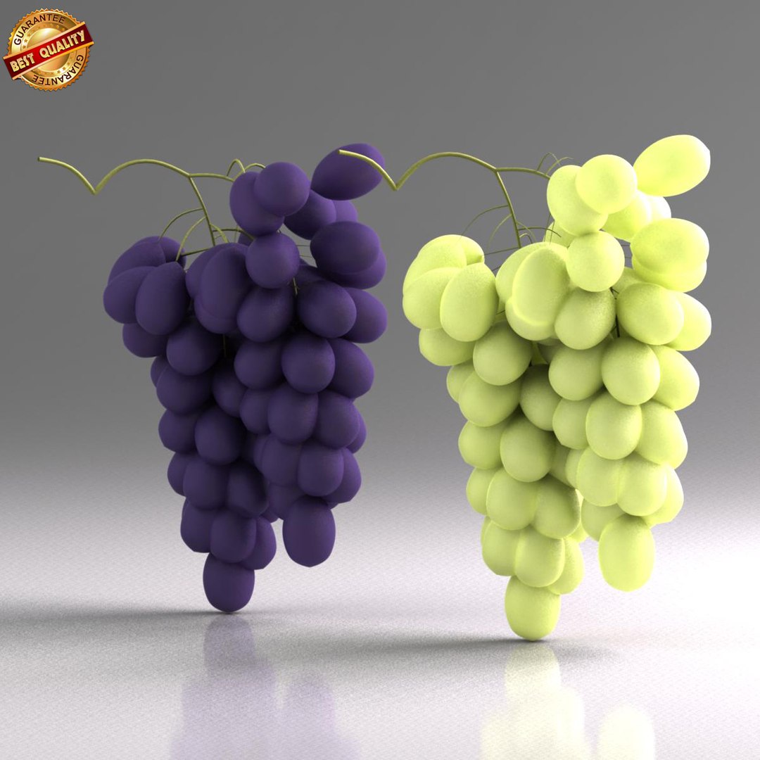 3D Grapes - TurboSquid 895903
