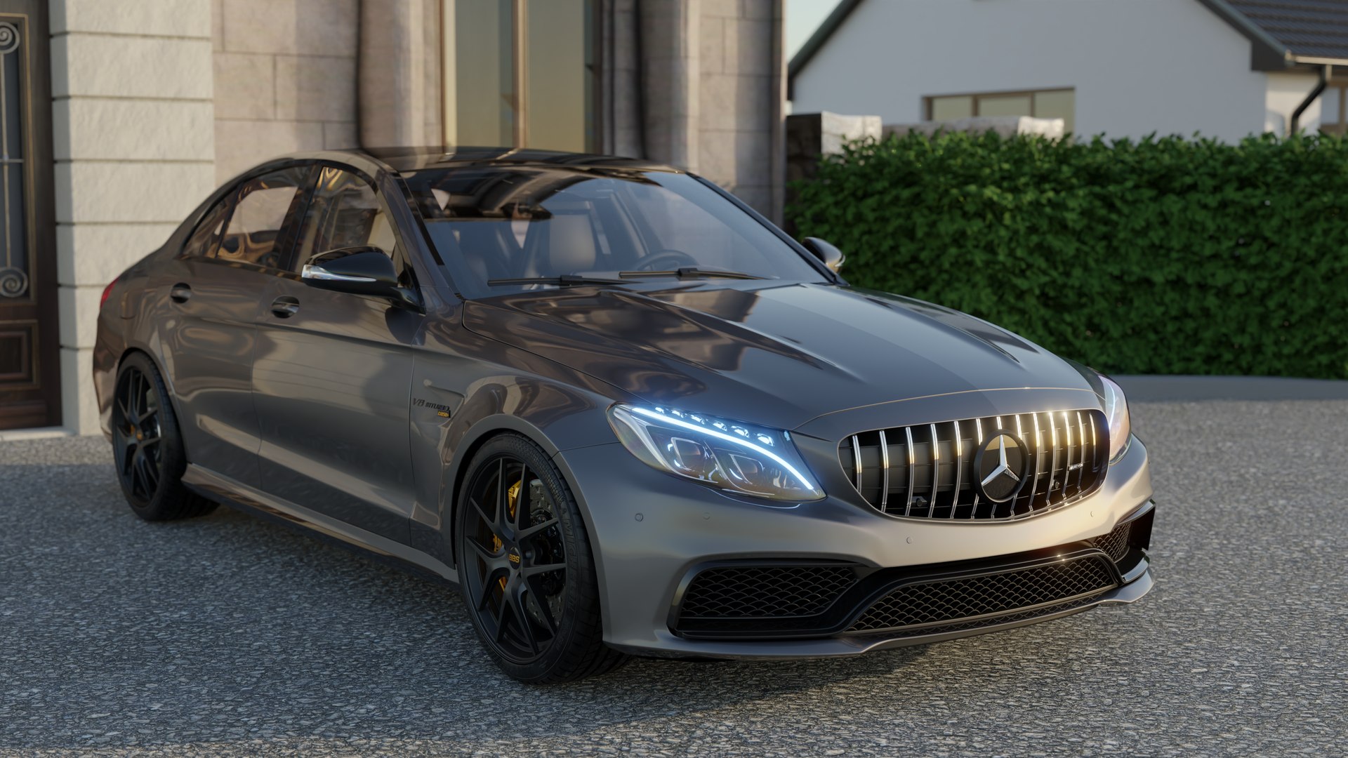 3D Mercedes Amg C63 - TurboSquid 1676073