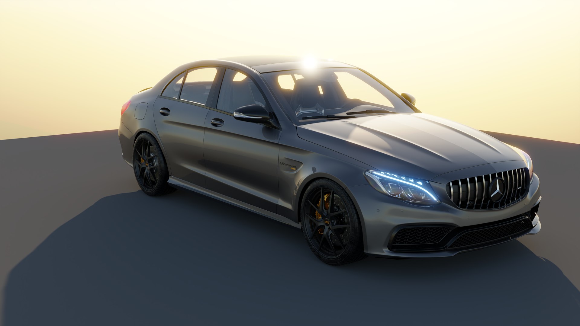 3D Mercedes Amg C63 - TurboSquid 1676073