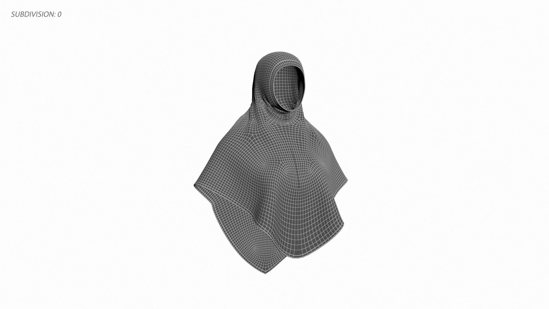 3D Hijab Muslim Cover Head - TurboSquid 1877317