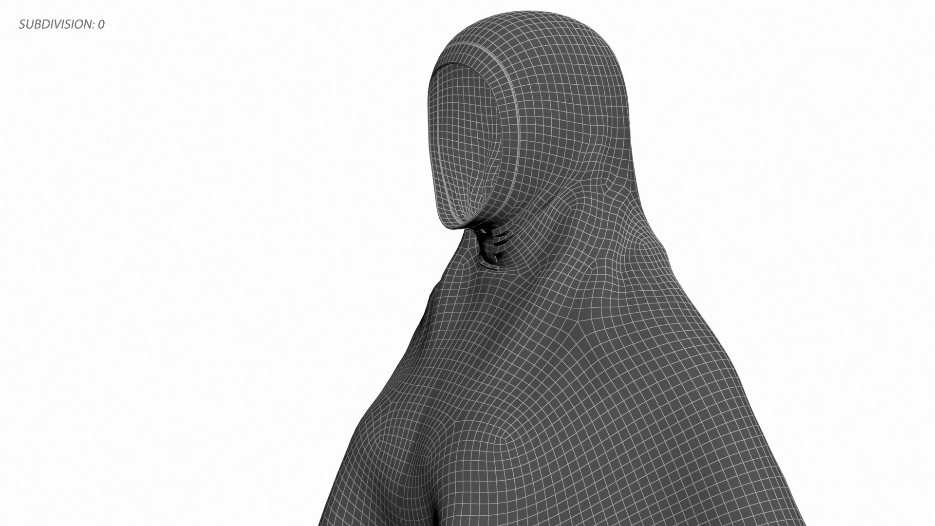 3D Hijab Muslim Cover Head - TurboSquid 1877317