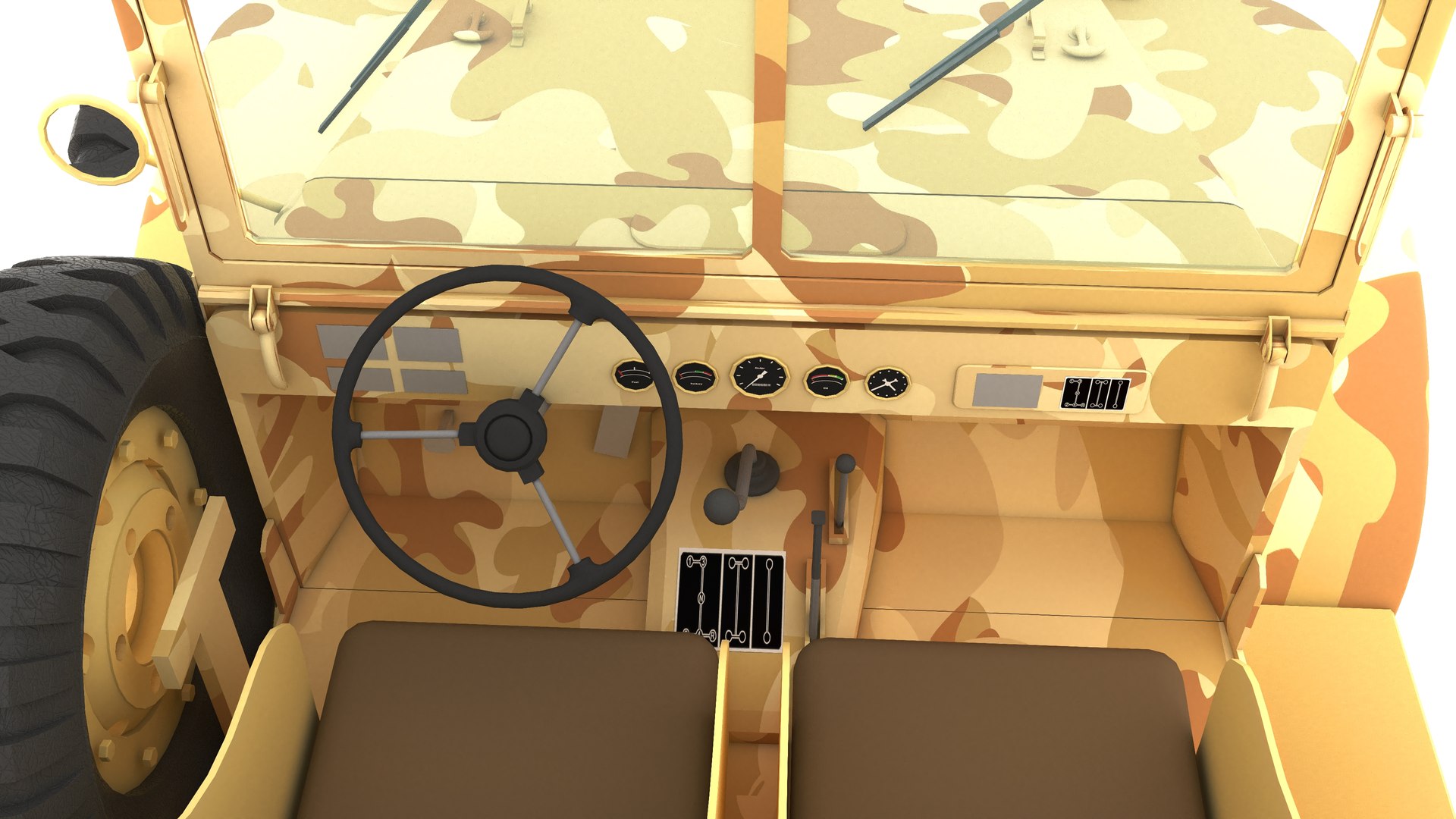 Military Jeep 3D model - TurboSquid 1977252