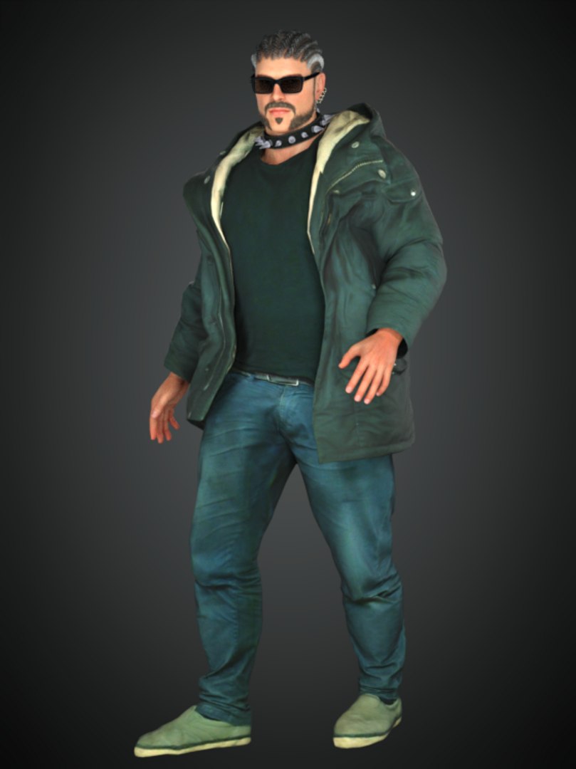Realistic Rigged Male-Jack Character 3D Model 3D Model - TurboSquid 2113263