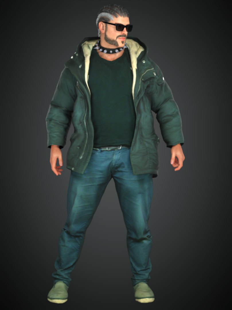 Realistic Rigged Male-Jack Character 3D Model 3D Model - TurboSquid 2113263