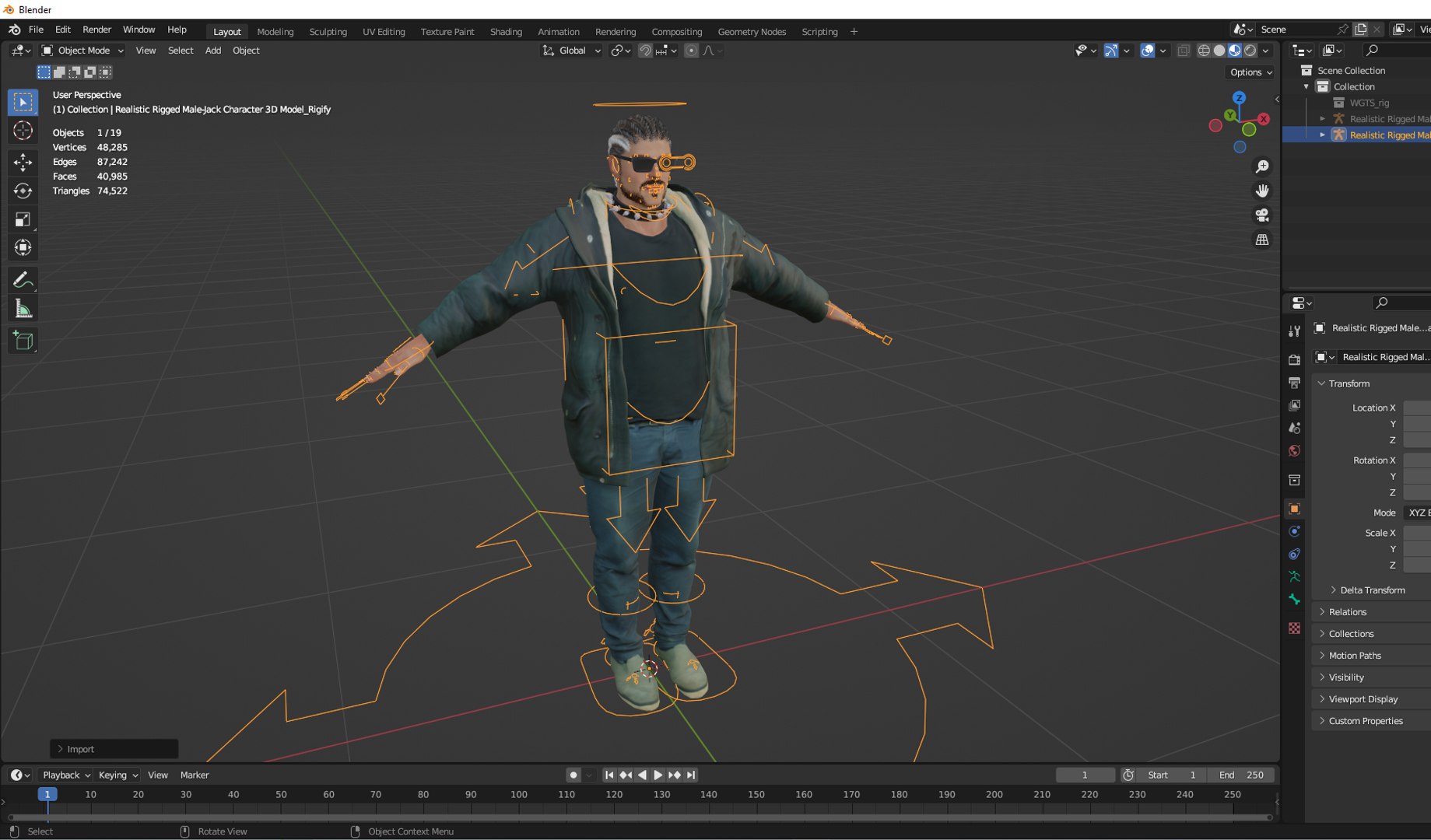 Realistic Rigged Male-Jack Character 3D Model 3D Model - TurboSquid 2113263
