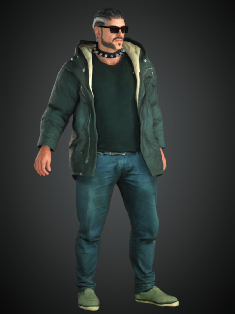 Realistic Rigged Male-Jack Character 3D Model 3D Model - TurboSquid 2113263