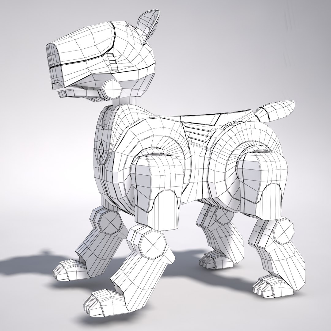 3d Sony Aibo Robot